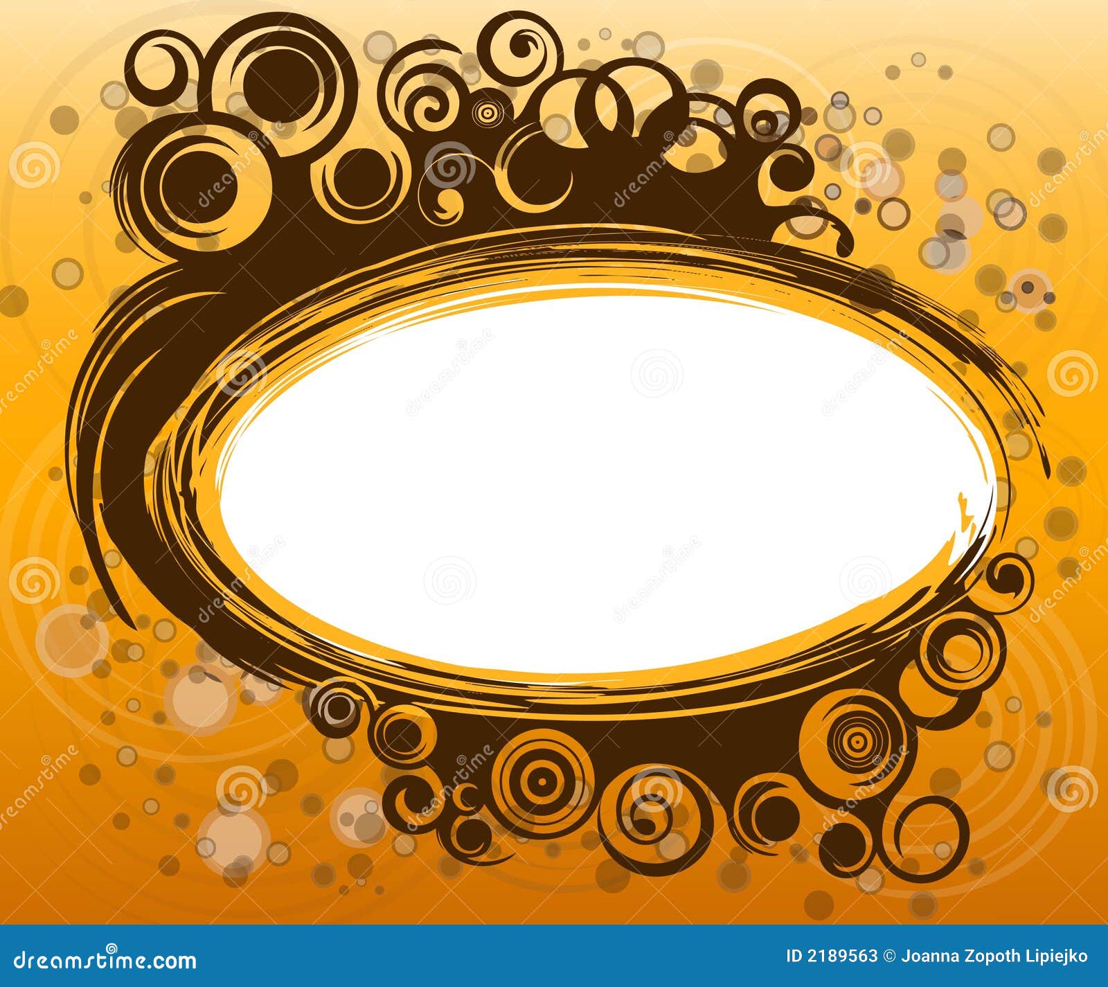 Spiral Border Cartoon Vector | CartoonDealer.com #5276667