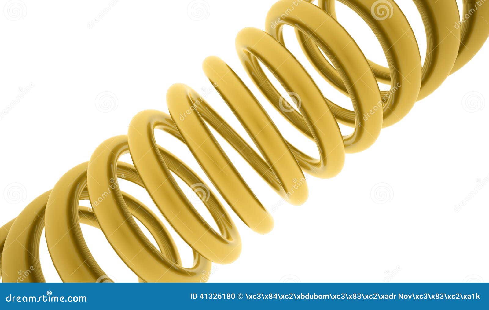 Spiral DNA String Detailed 3d Renderings Royalty-Free Stock Image ...