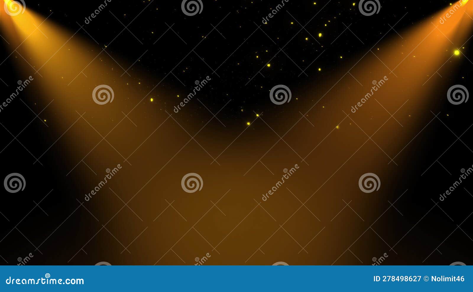 Gold spot lights stock illustration. Illustration of flash - 278498627