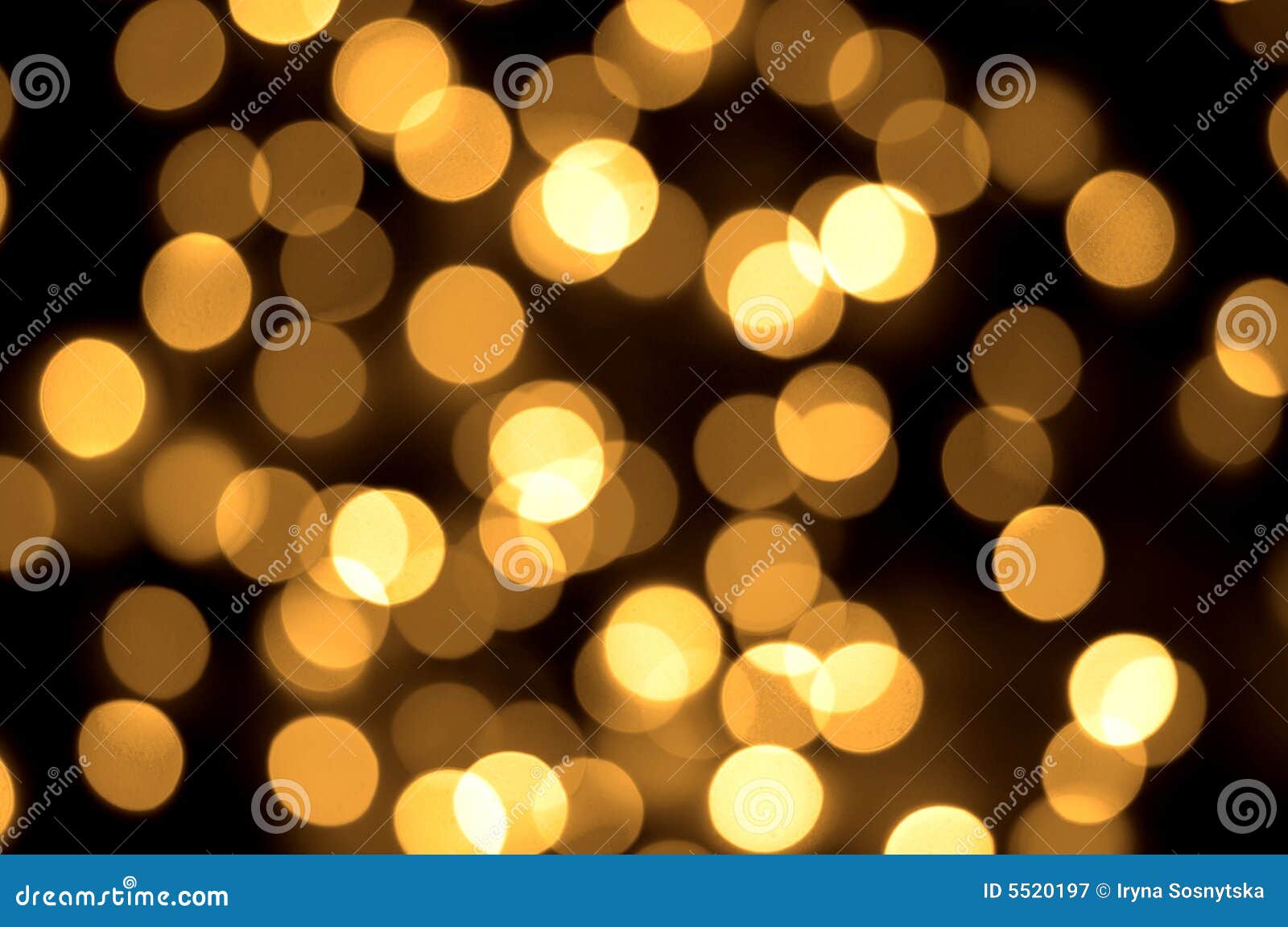 Gold Spots Bokeh Background Stock Image - Image of golden, glowing: 5520197