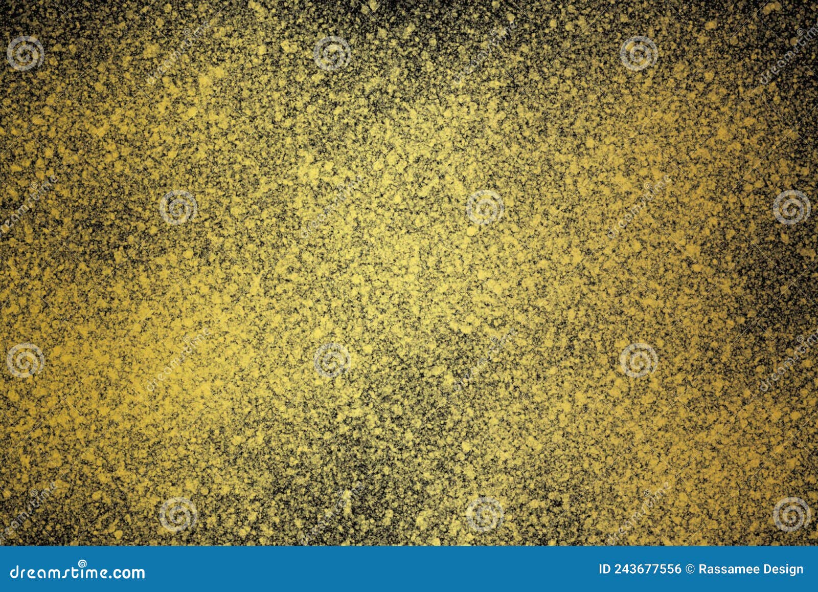 Gold Spray Textured Graphic on Dark Background Stock Illustration ...