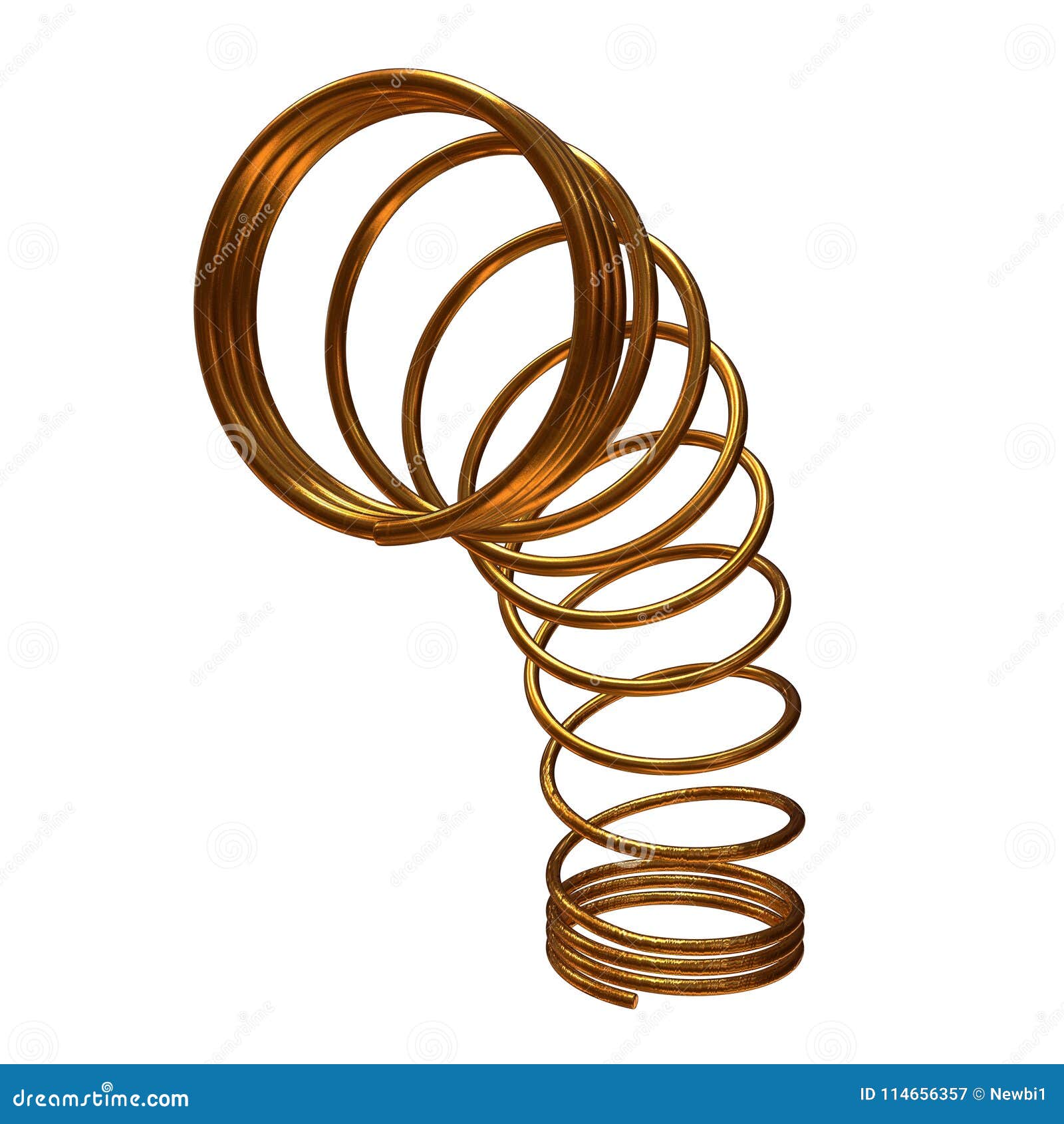 Gold spring 3d stock illustration. Illustration of backgrounds - 114656357