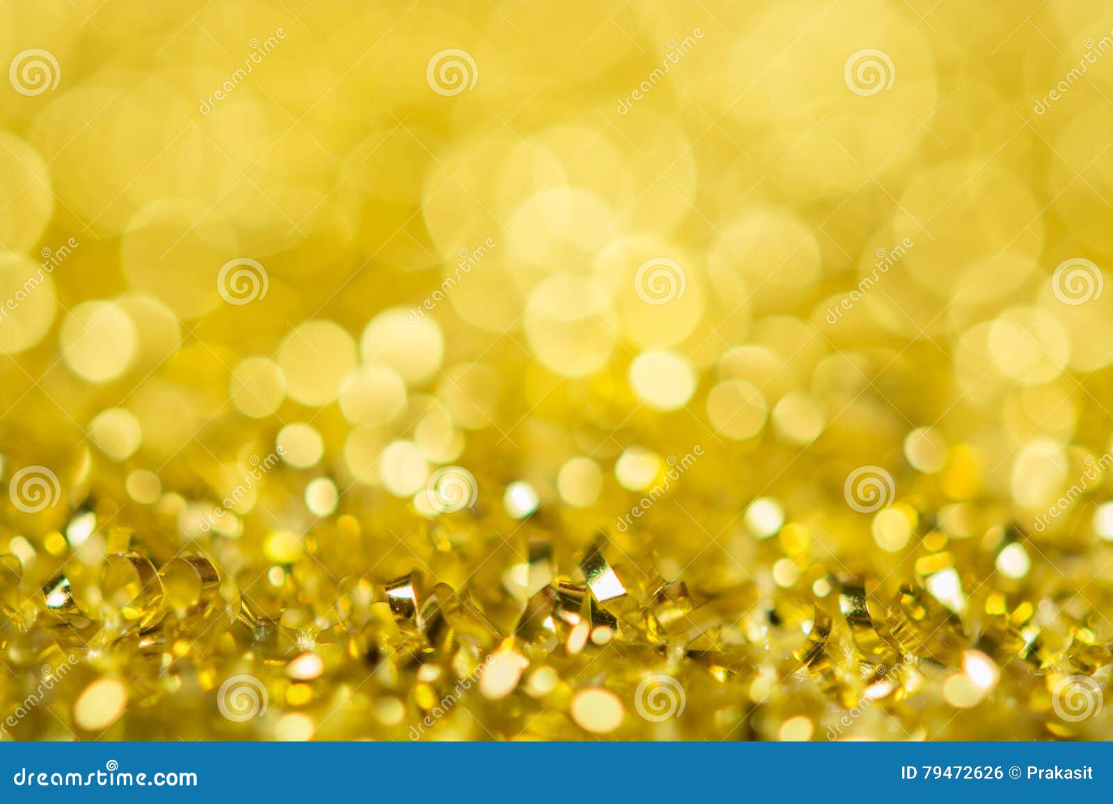 Gold Spring or Summer, Christmas Glittering Background.Holiday a Stock ...