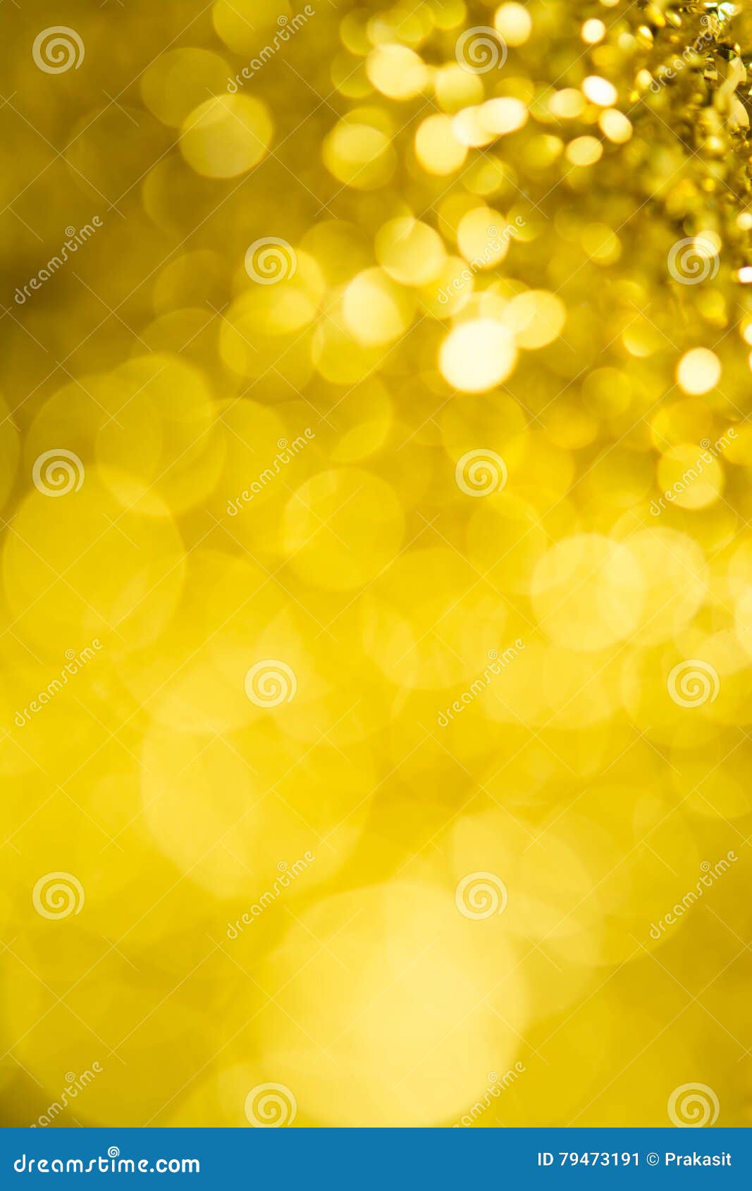 Gold Spring or Summer, Christmas Glittering Background.Holiday a Stock ...