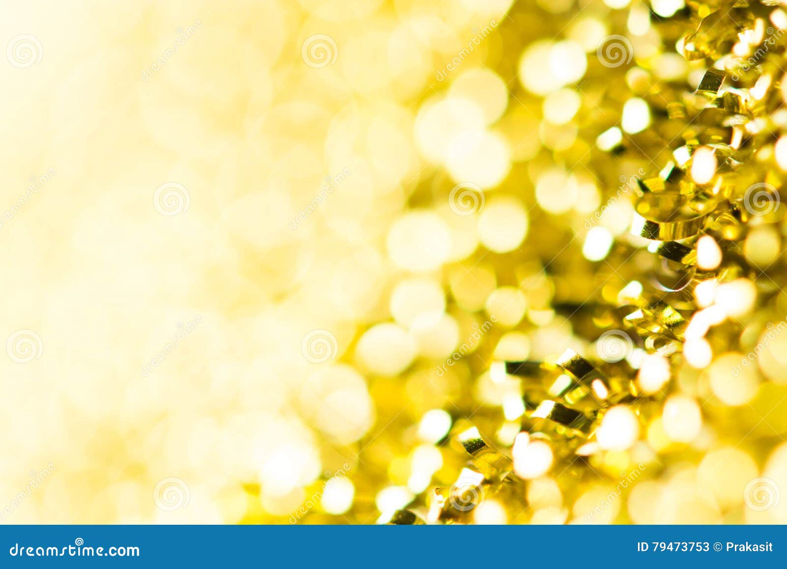 Gold Spring or Summer, Christmas Glittering Background.Holiday a Stock ...