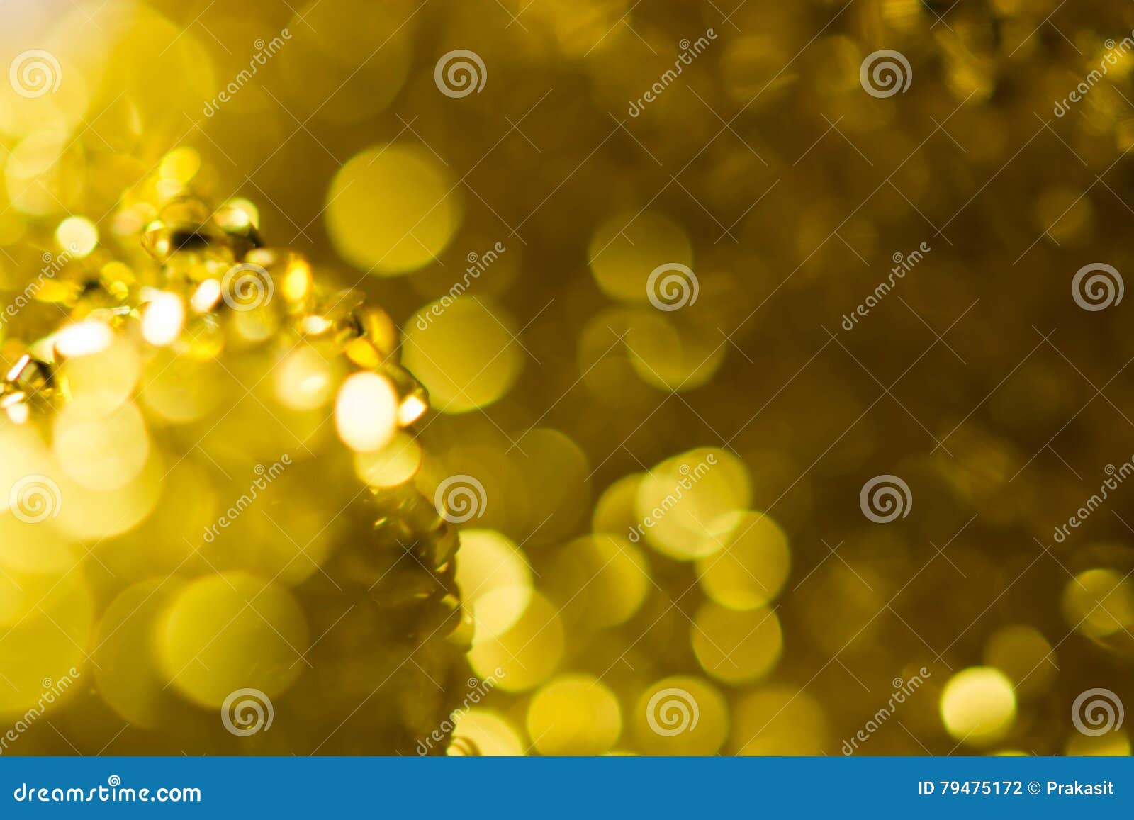 Gold Spring or Summer, Christmas Glittering Background.Holiday a Stock ...