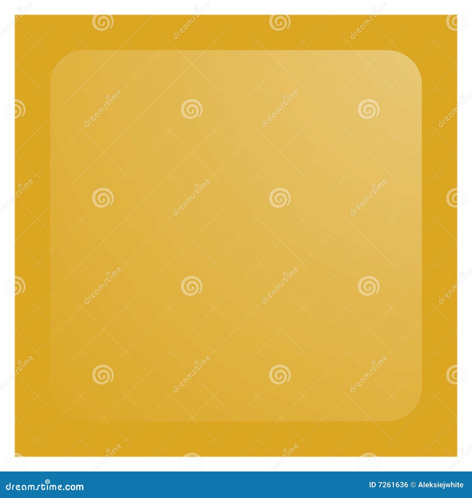 Gold square aqua button stock illustration. Illustration of colored ...