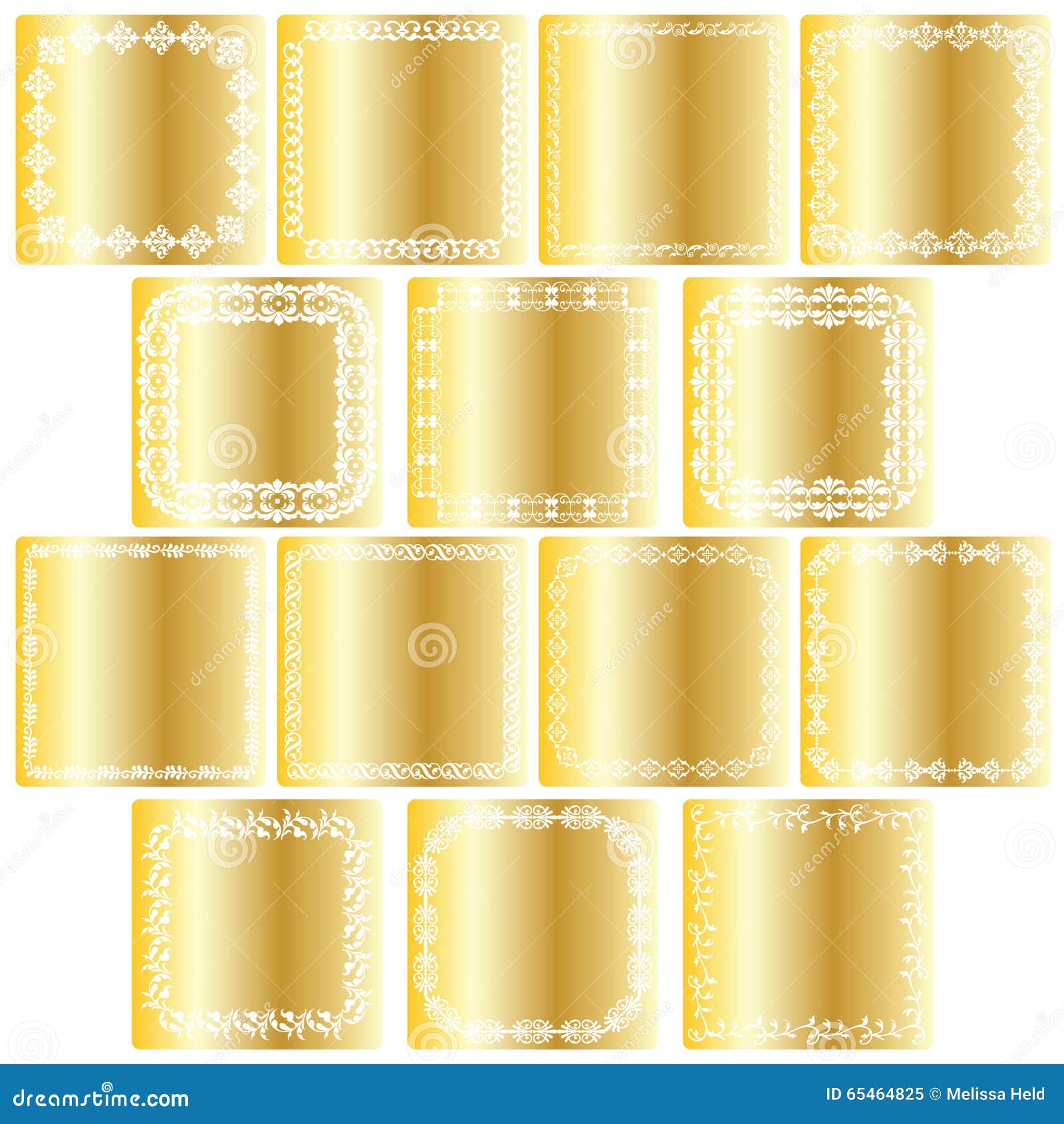Gold square labels stock illustration. Illustration of holiday - 65464825