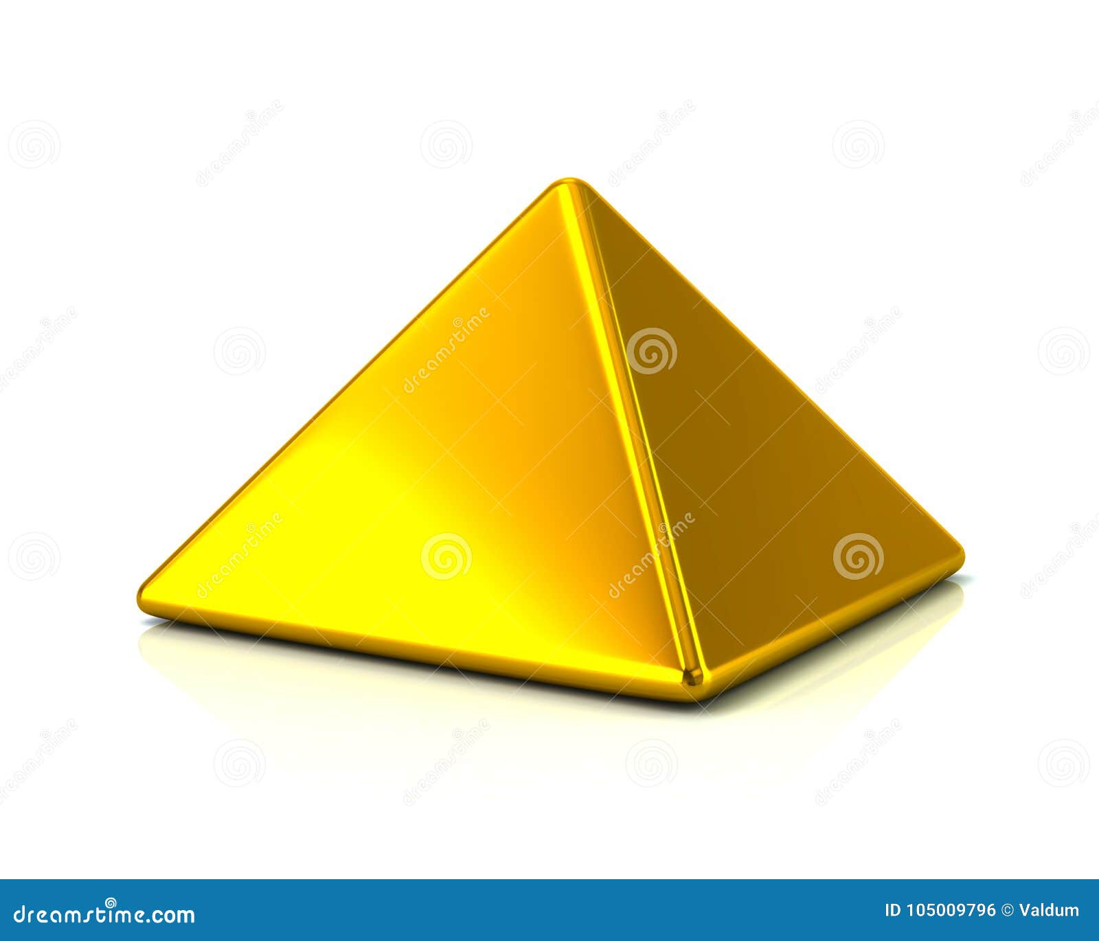 Gold Pyramid Cartoon Vector | CartoonDealer.com #39216541