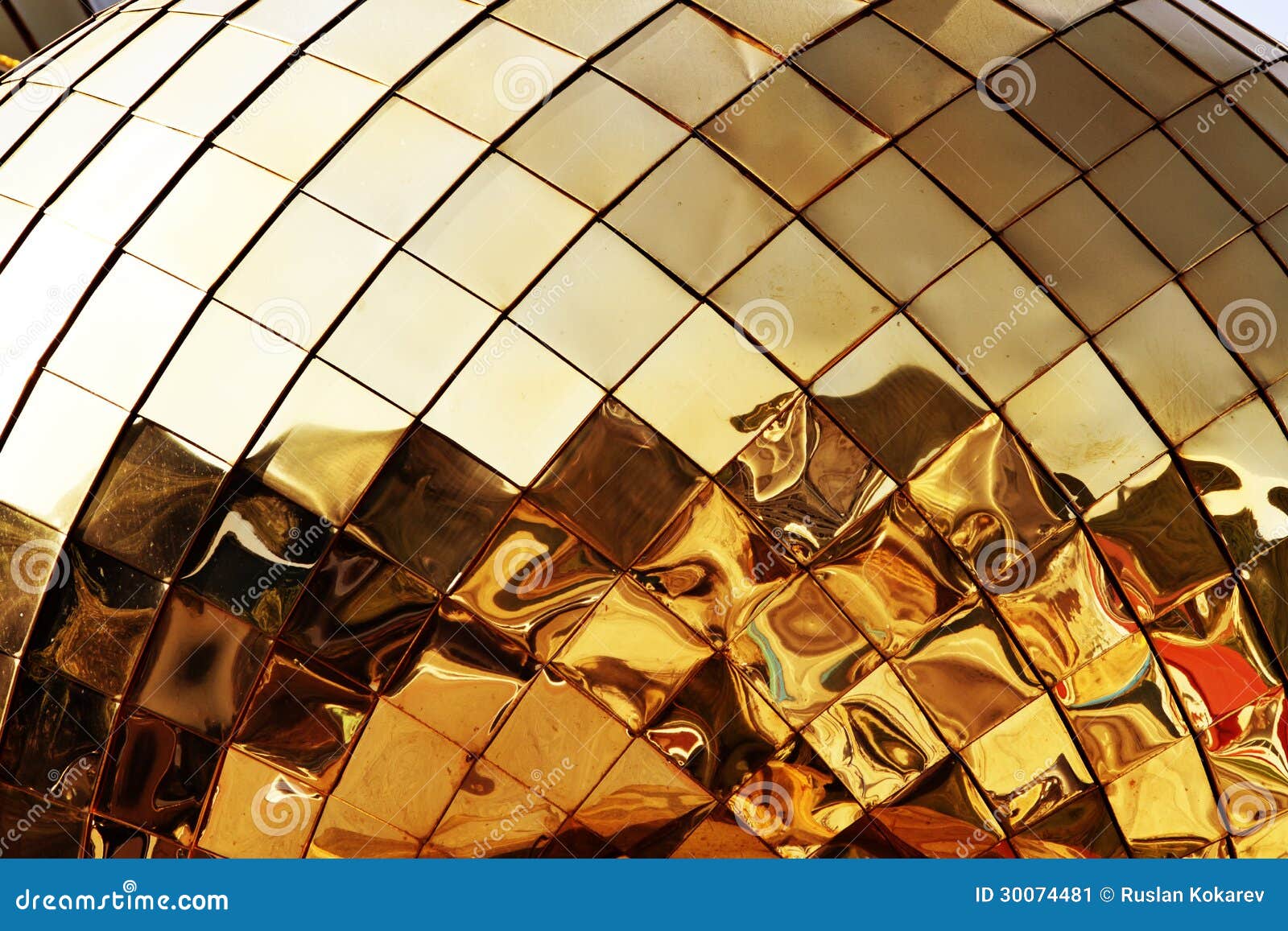 Gold squares. stock image. Image of shine, square, golden - 30074481