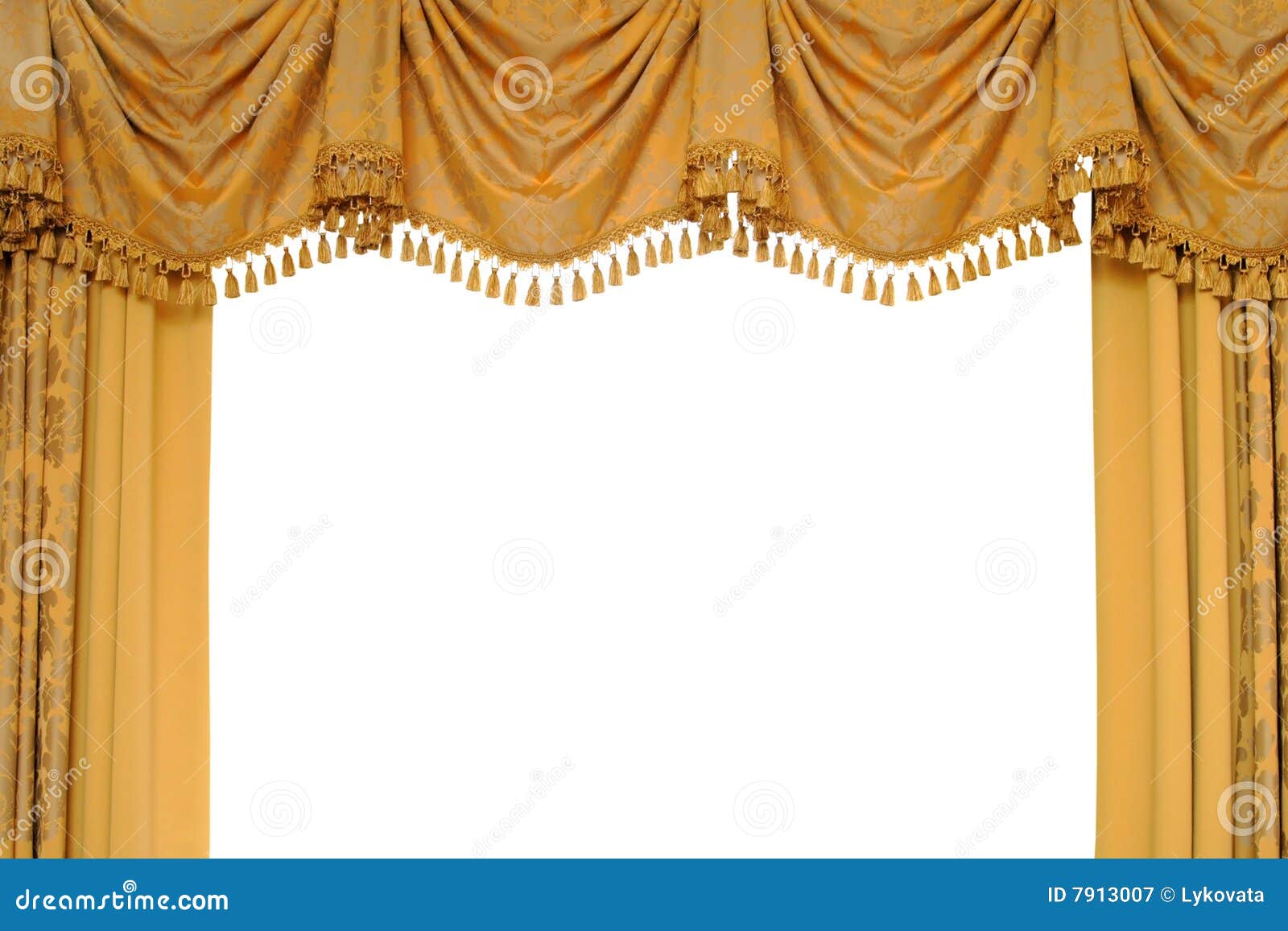 Gold stage curtain stock image. Image of curtain, theatrical - 7913007