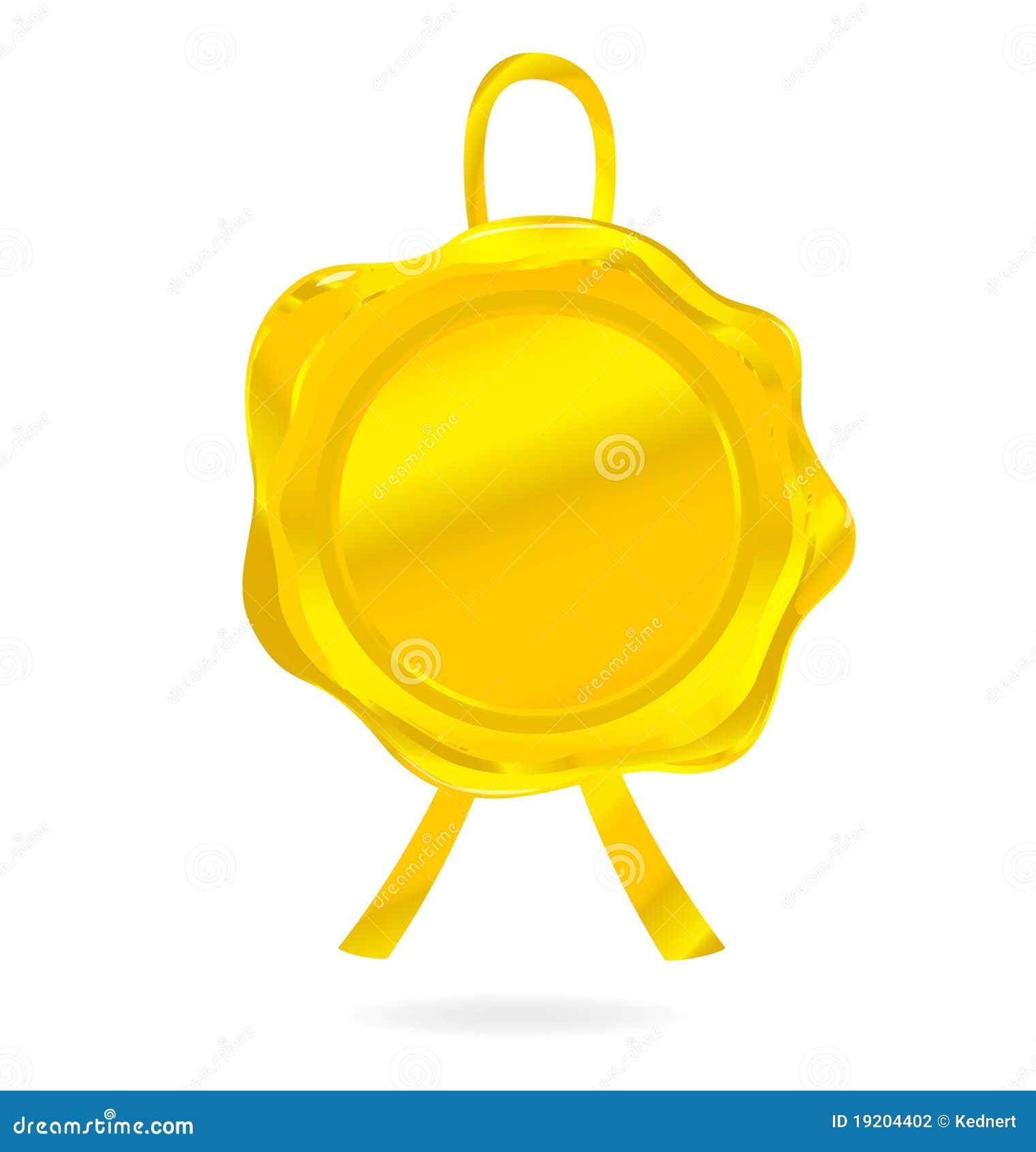 Gold stamp stock illustration. Illustration of gold, guarantee - 19204402