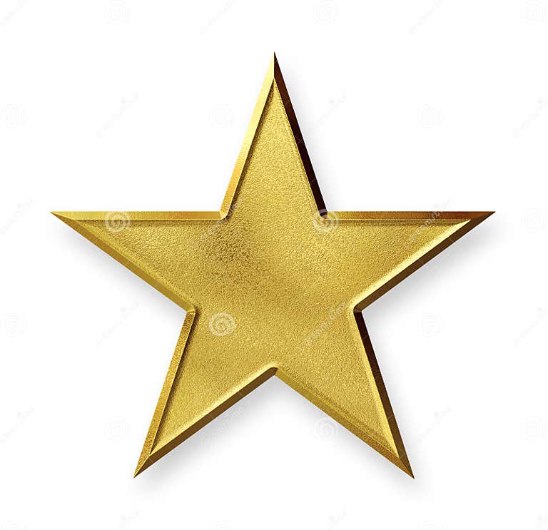 Gold Star stock illustration. Illustration of textured - 16788147