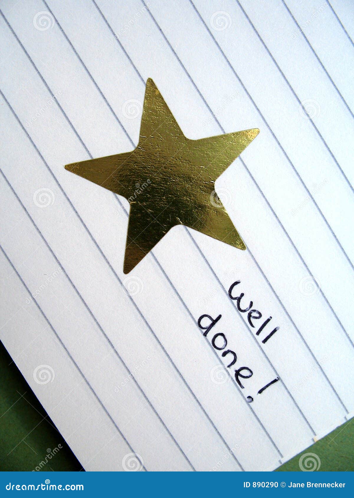 Gold star 2 stock photo. Image of education, work, homework - 890290