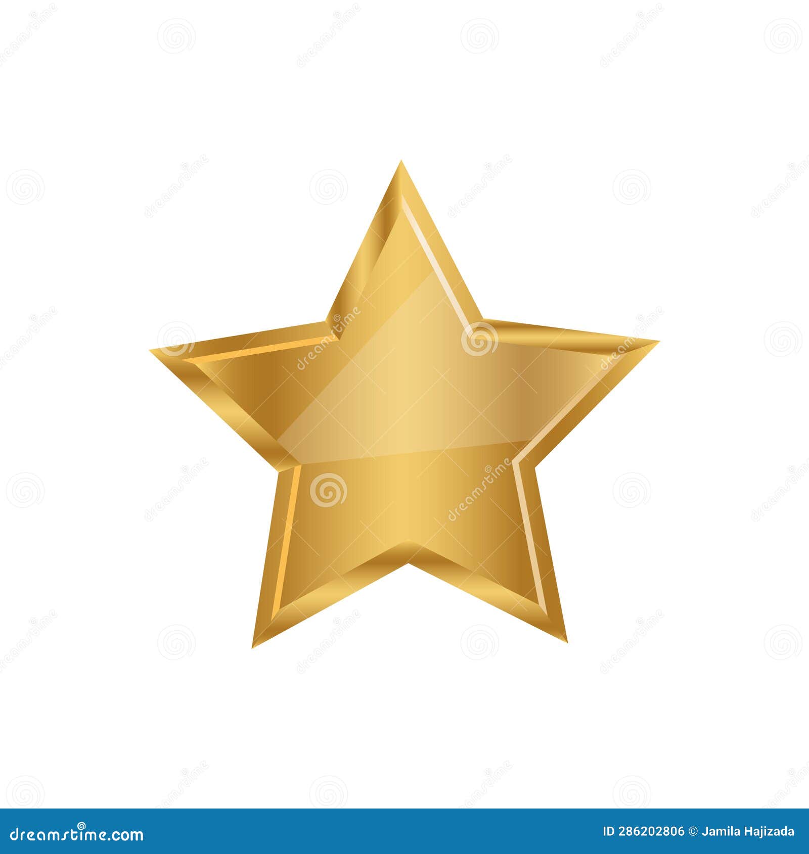 GOLD STAR Star Vector REALISTIC.VECTOR Stock Vector - Illustration of ...