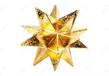 Gold Star stock photo. Image of abstract, isolated, decorate - 335226