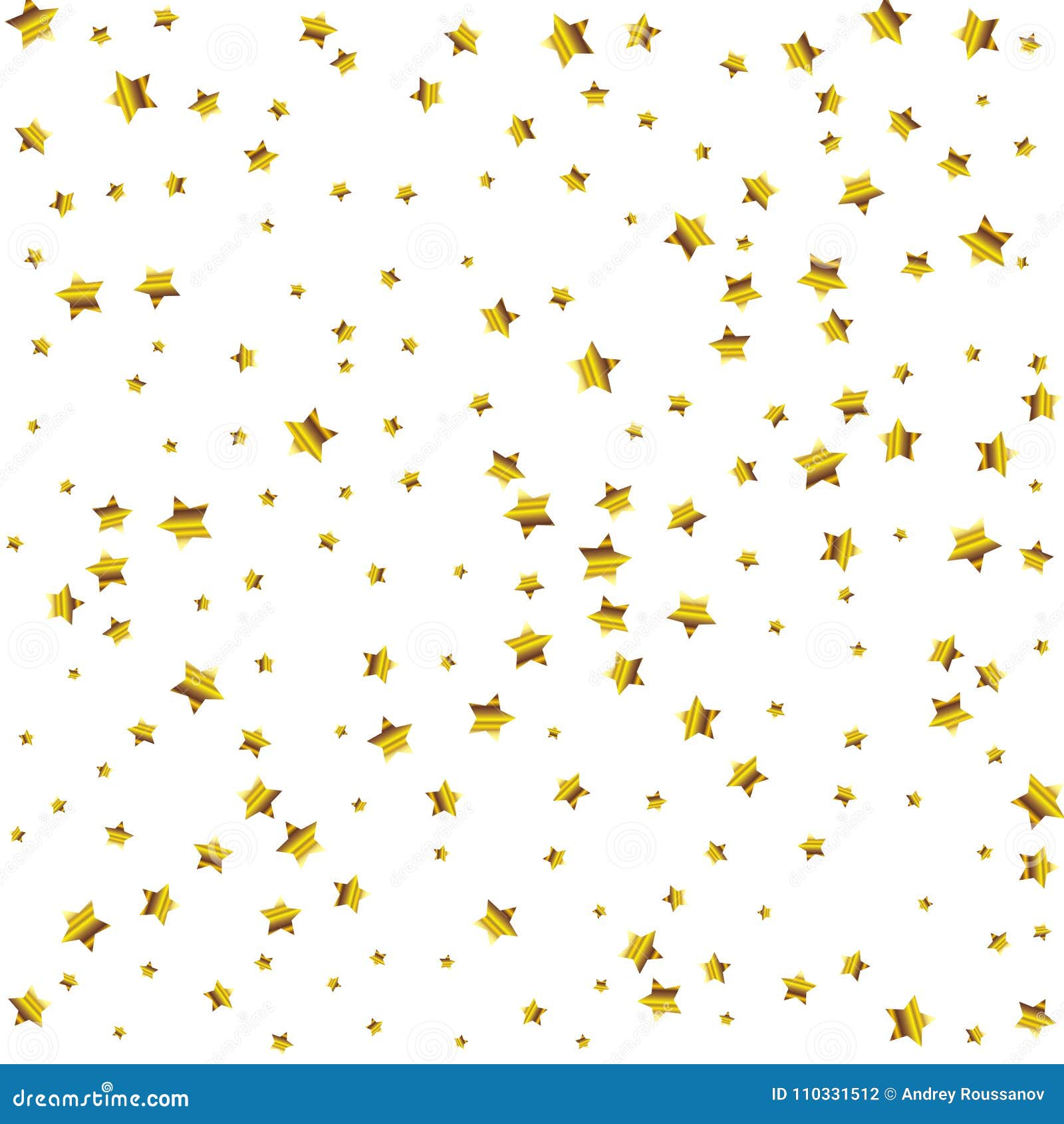 Gold Star Background. Golden Stars Vector Illustration. Stock Vector ...