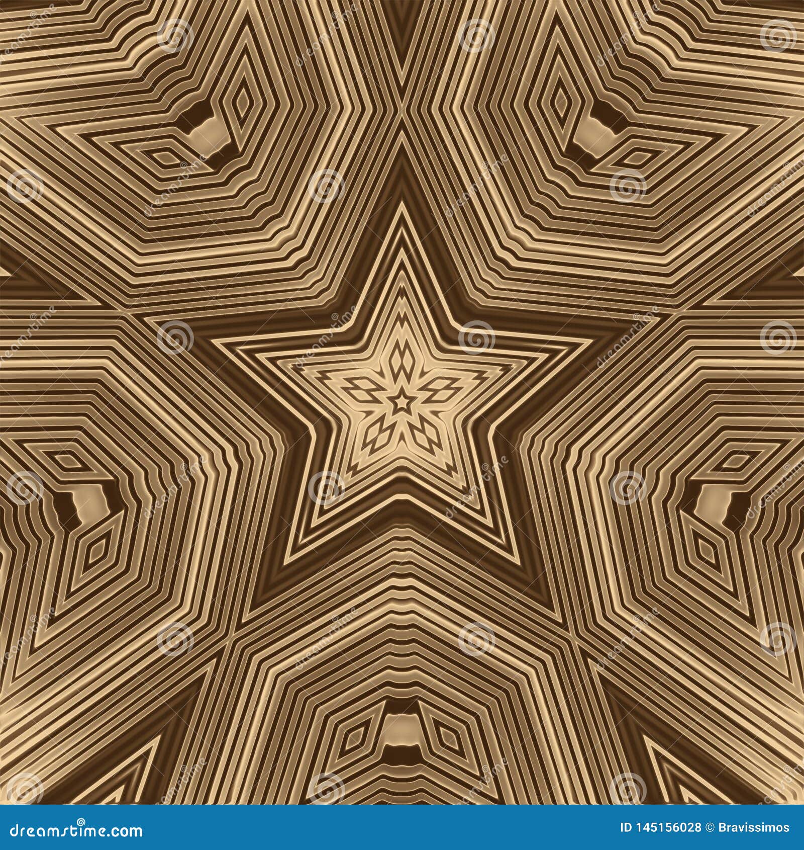 Gold Star Background and Light Abstract Design, Illustration Stock ...