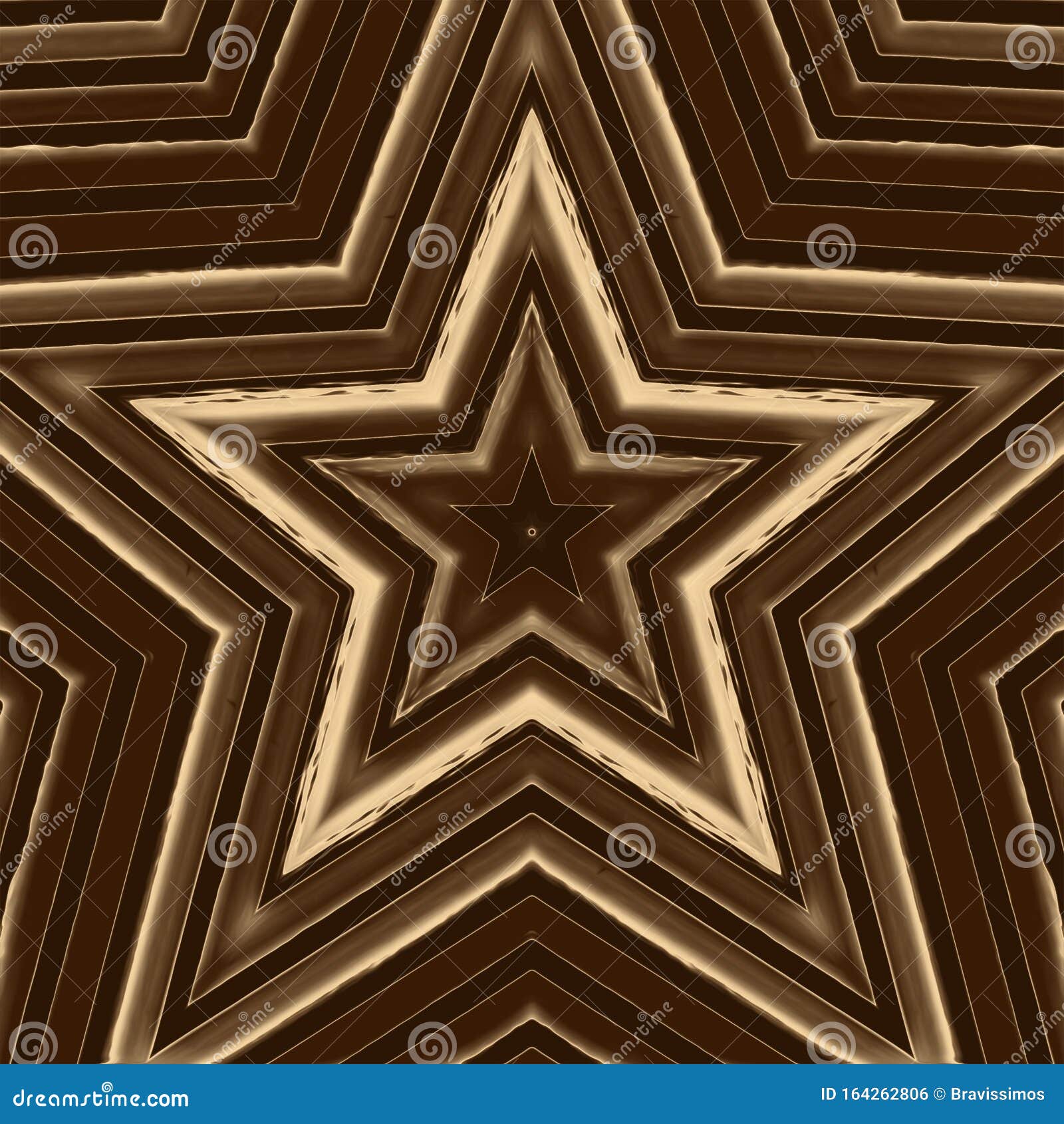 Gold Star Background and Light Abstract Design, Texture Illustration ...