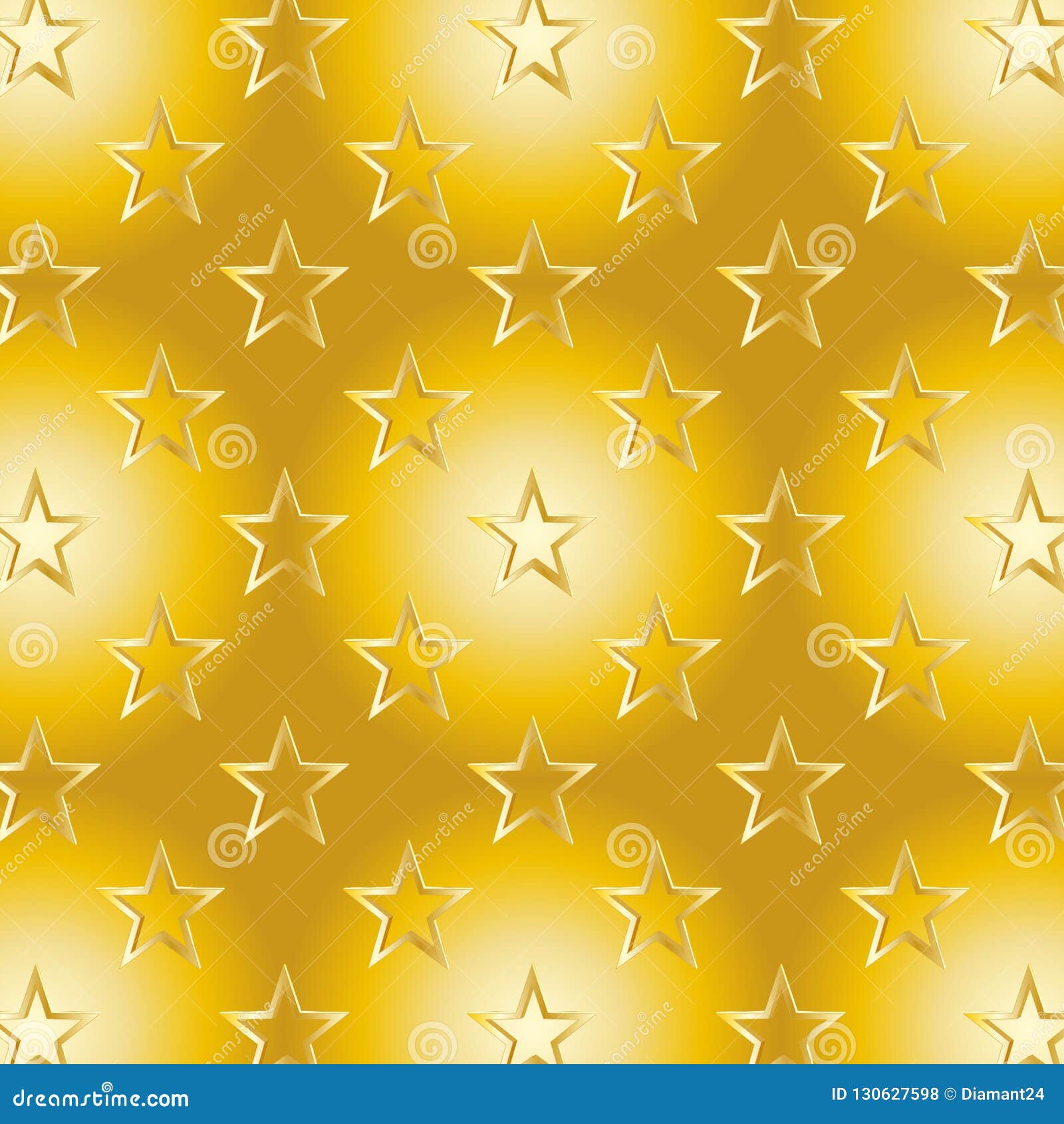 Gold star 2d background stock vector. Illustration of element - 130627598