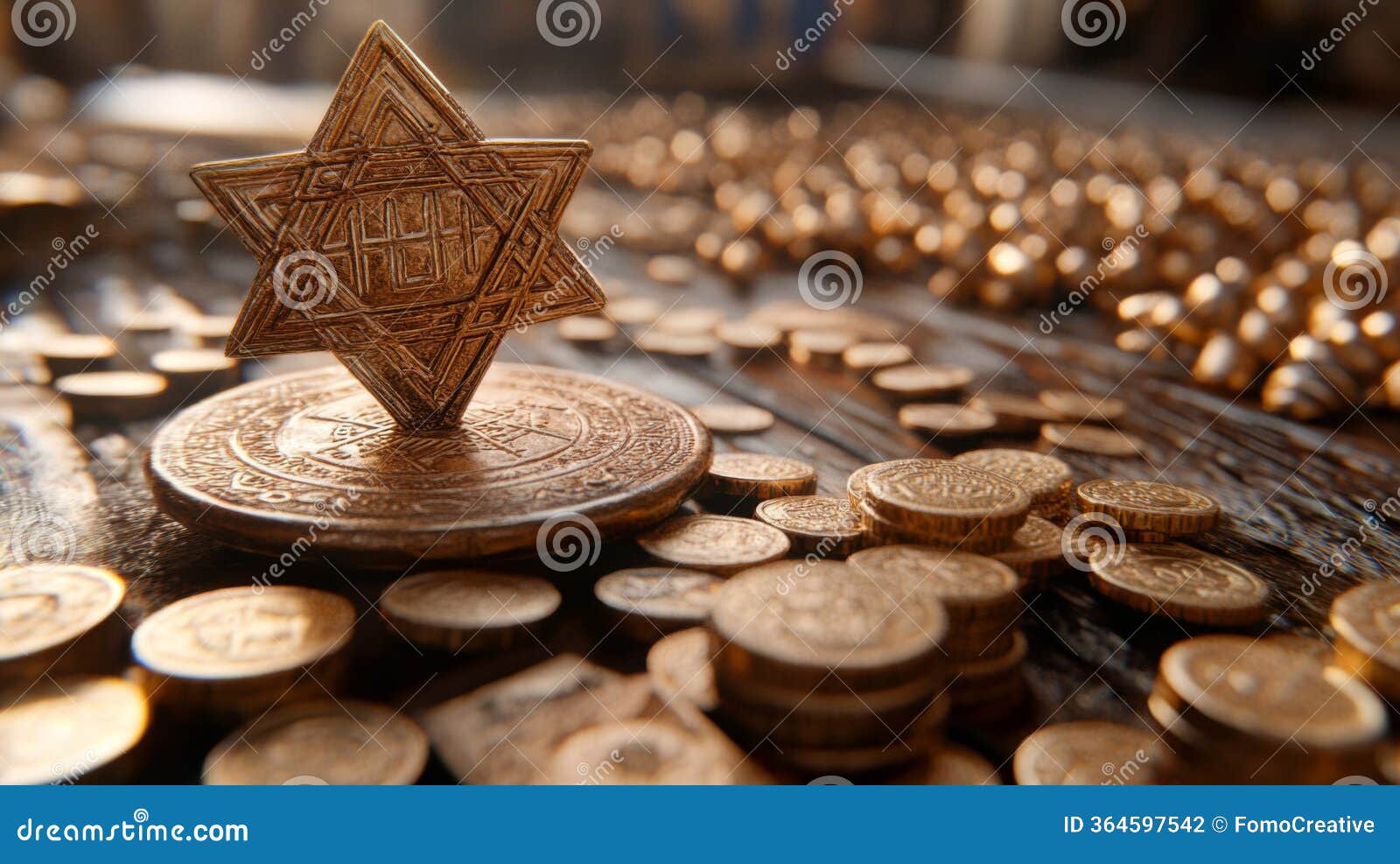 Ancient Coins, Vintage Engraving Vector Illustration | CartoonDealer ...