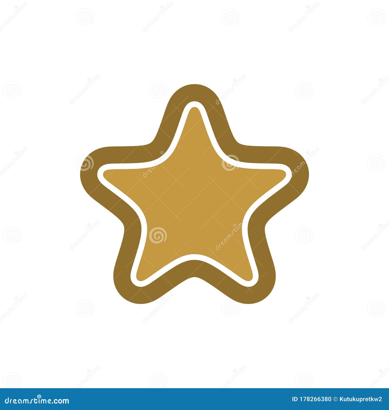 Gold Star Line Logo Template Illustration Design. Vector EPS 10 Stock ...