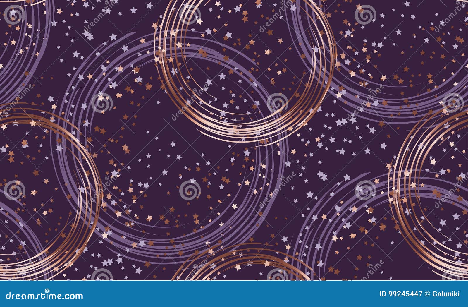 Gold Star Night Abstract Seamless Pattern. Stock Vector - Illustration ...