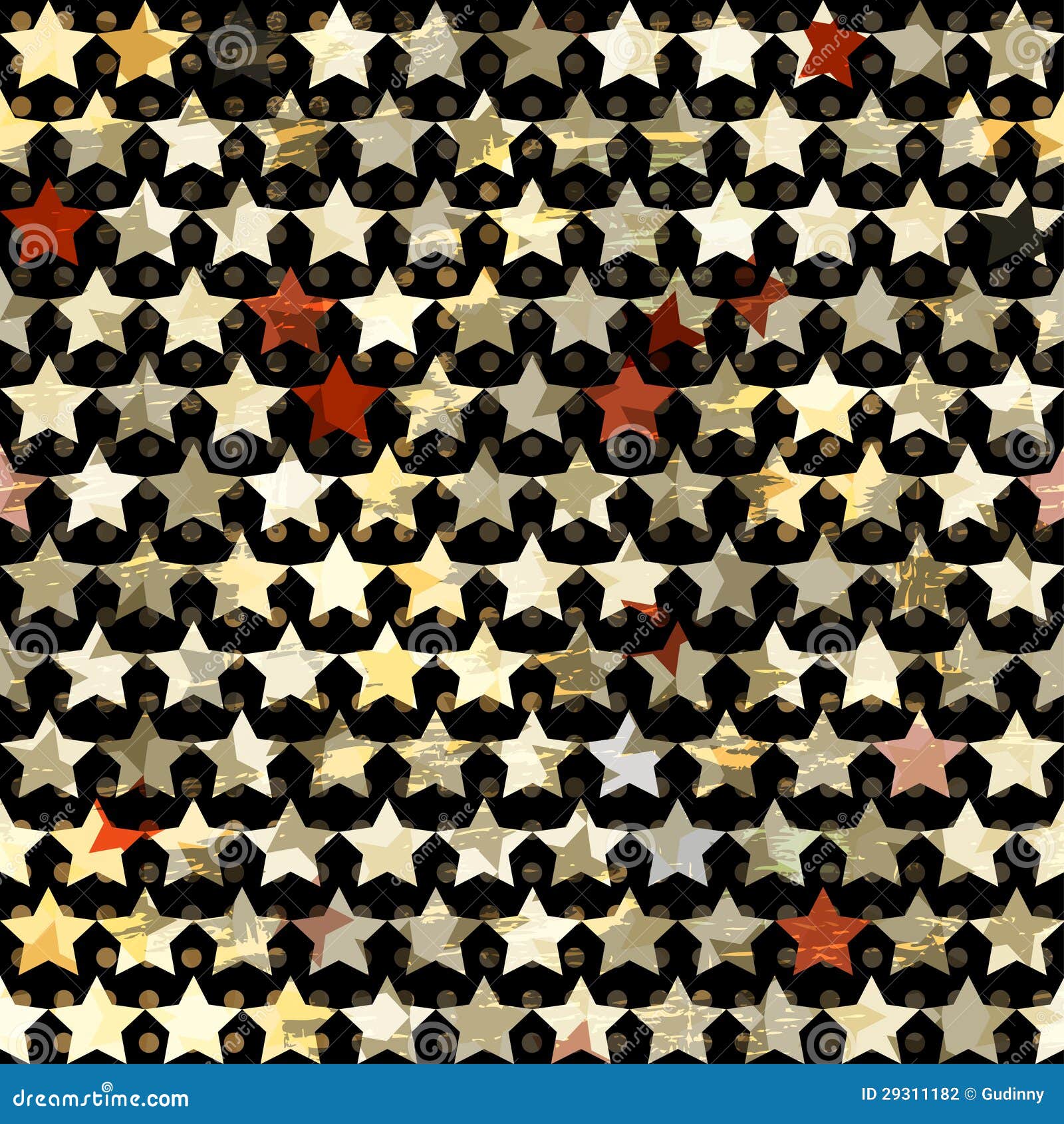 Star Seamless Texture Cartoon Vector | CartoonDealer.com #41794487