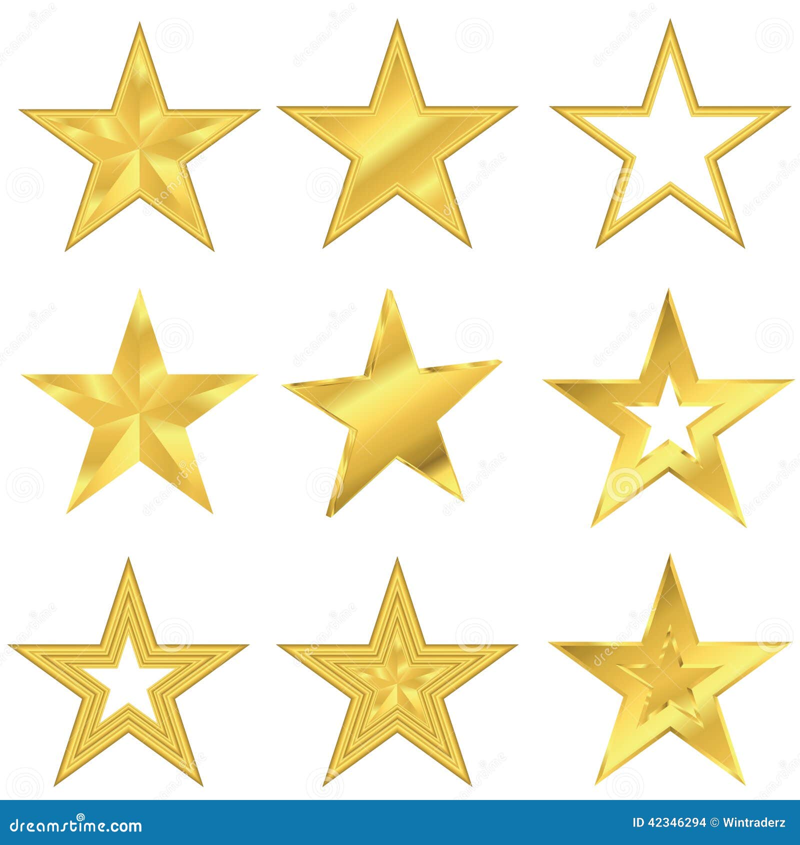 Gold STAR AWARD Template. Giving Ceremony. Golden Stars Prize Concept ...