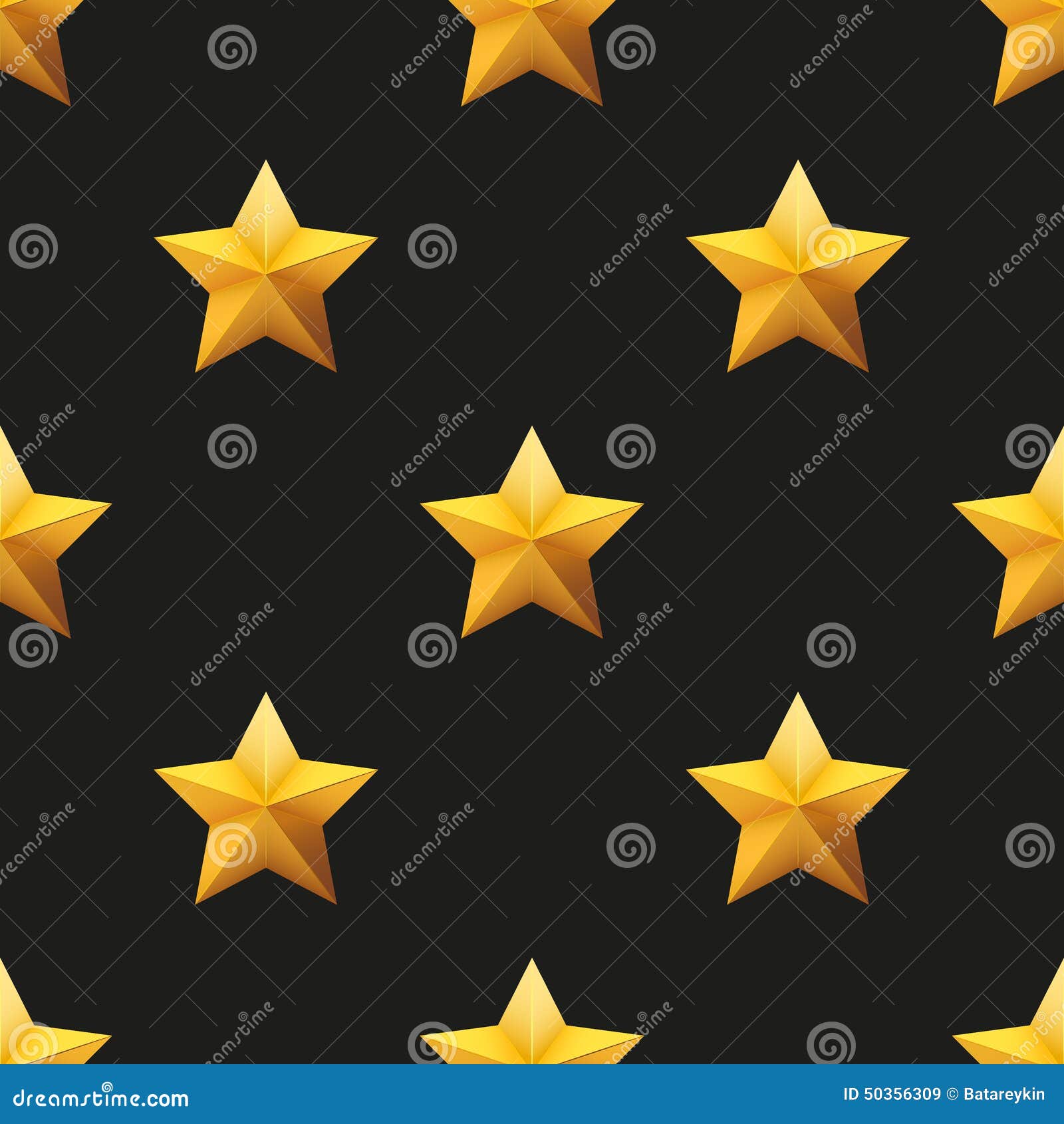 Gold Star Universal Vector Seamless Patterns Stock Vector ...