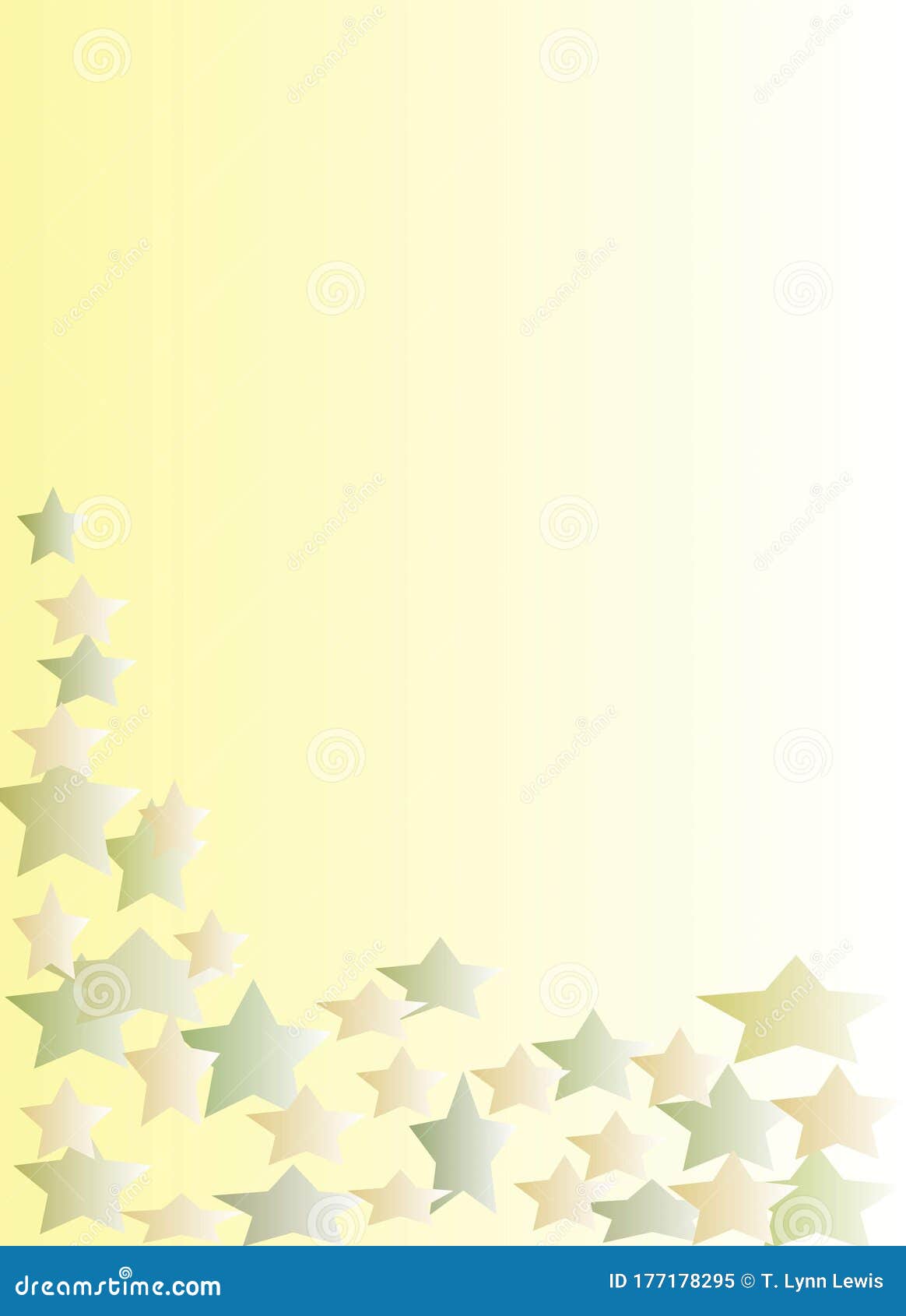 Gold Stars on Light Gradient Background Multicolored Illustration Stock ...