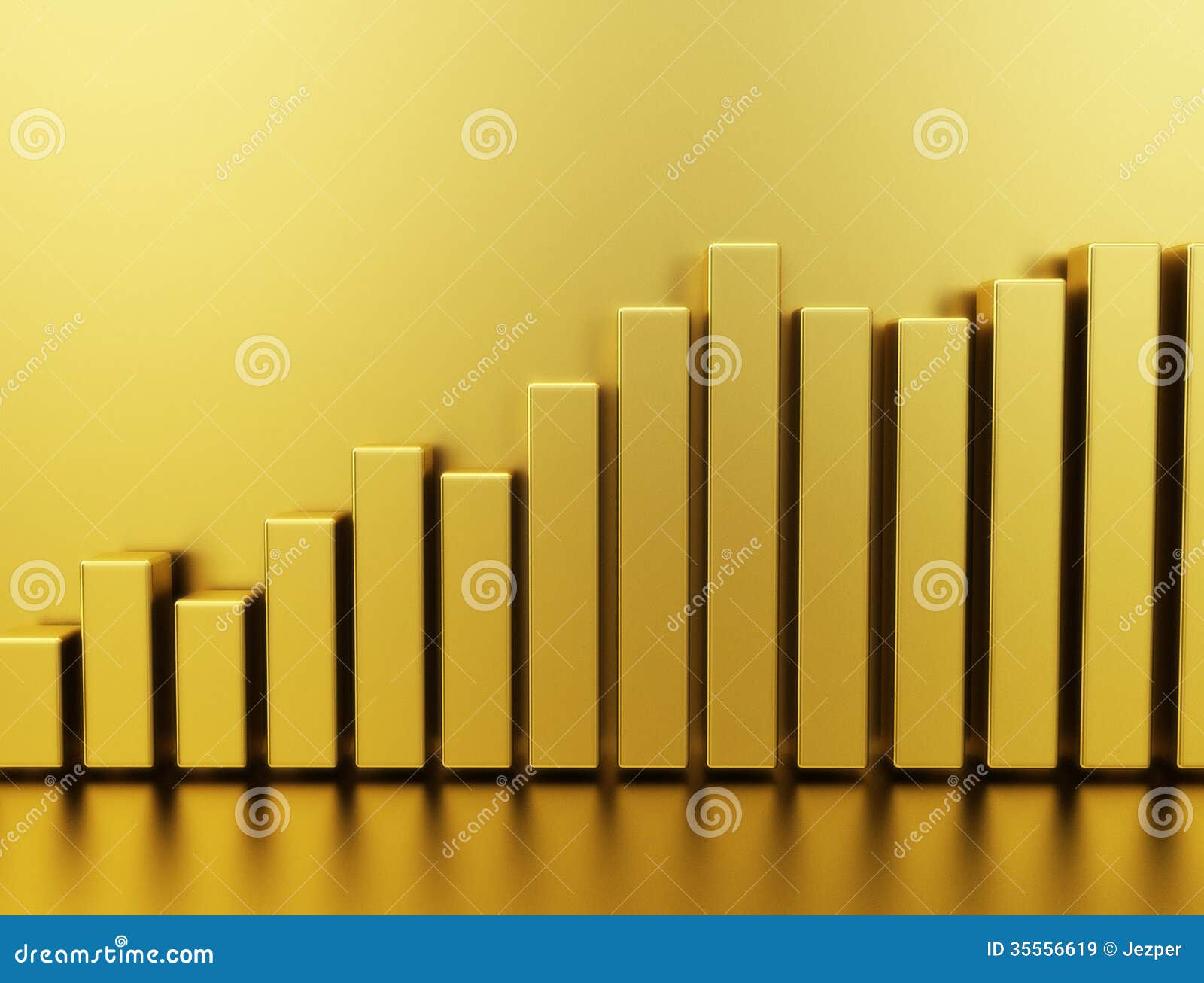 Gold stock price graph stock illustration. Illustration of economy ...