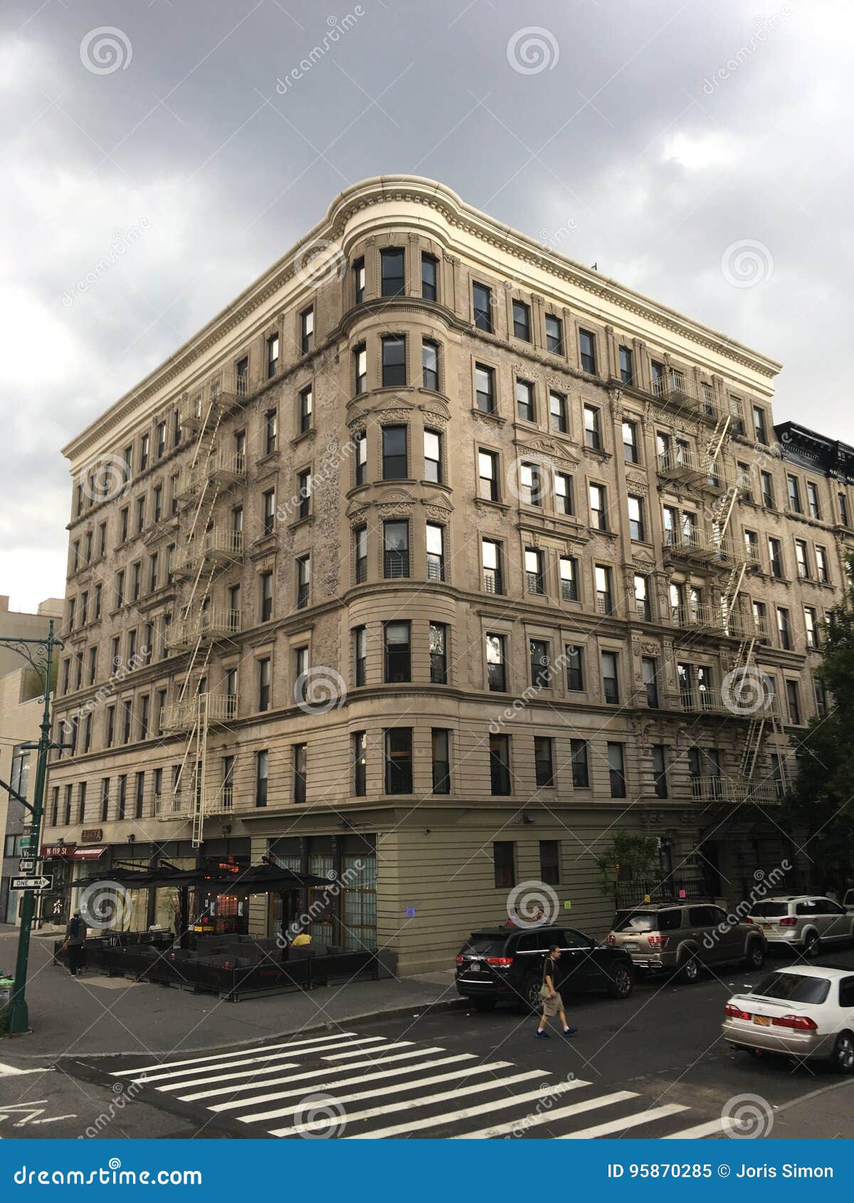 The Gold Street Corner Over the Grey Sky Editorial Image - Image of ...