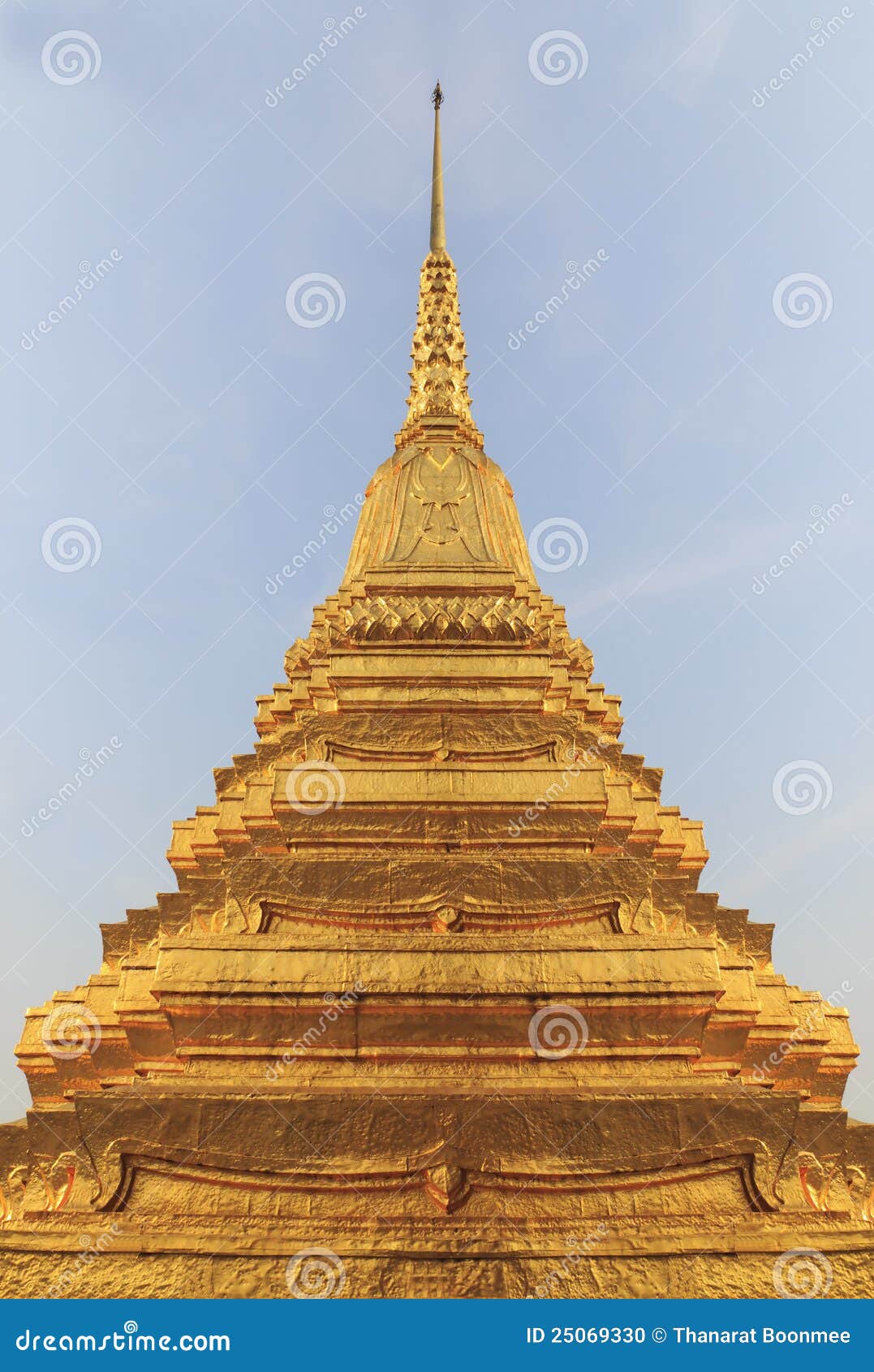 Gold stupa stock photo. Image of construction, monument - 25069330