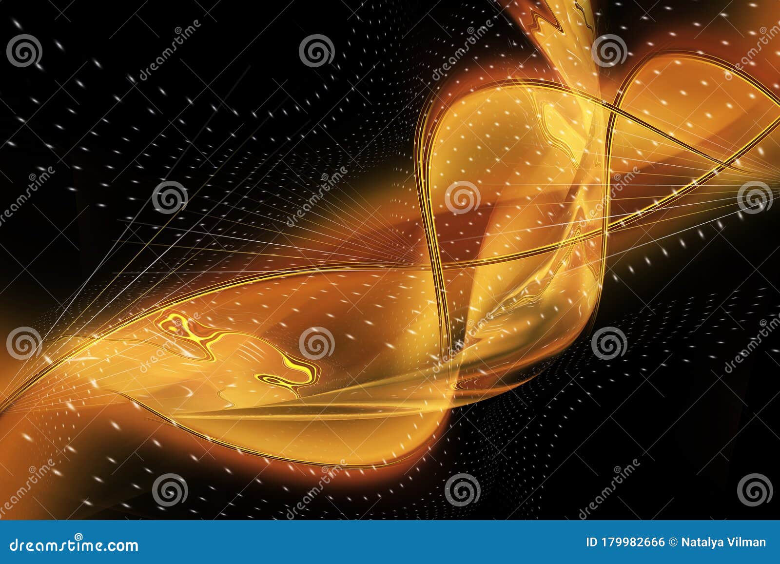 Gold Stylish Fantasy Background Stock Illustration - Illustration of ...