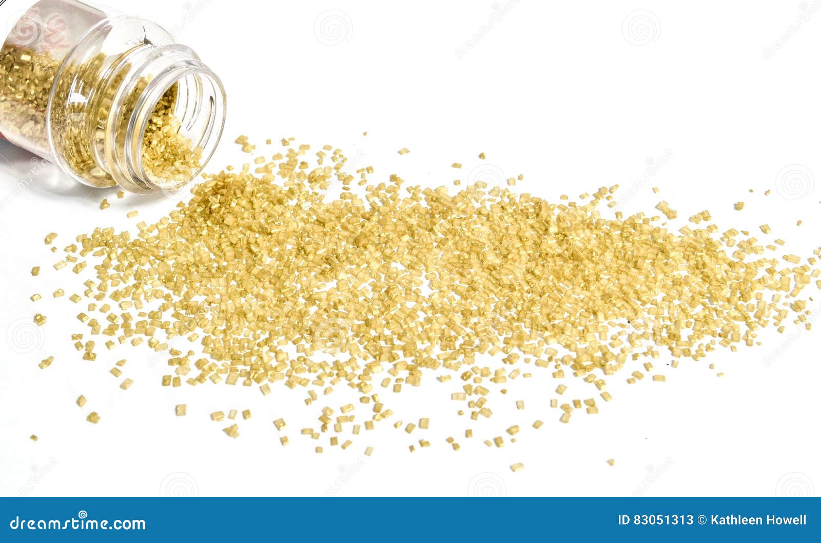 Gold Sugar Sprinkles stock image. Image of clear, plastic - 83051313