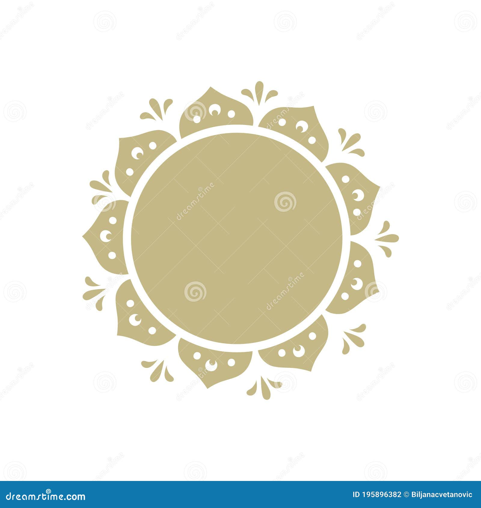 Gold Sun, vector stock illustration. Illustration of india - 195896382