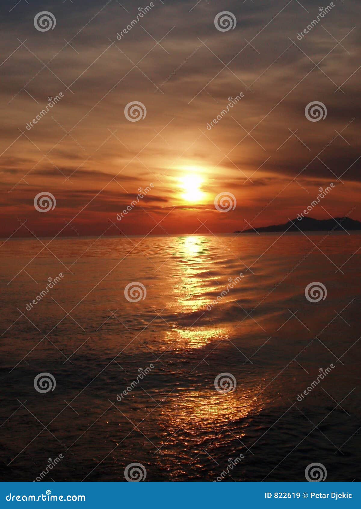 Gold sunset stock image. Image of reflection, sunset, water - 822619