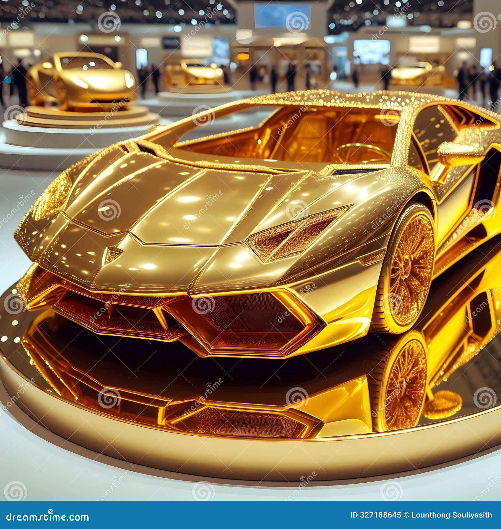 Gold Supercar, Gold Supercar Sport Stock Illustration - Illustration of ...