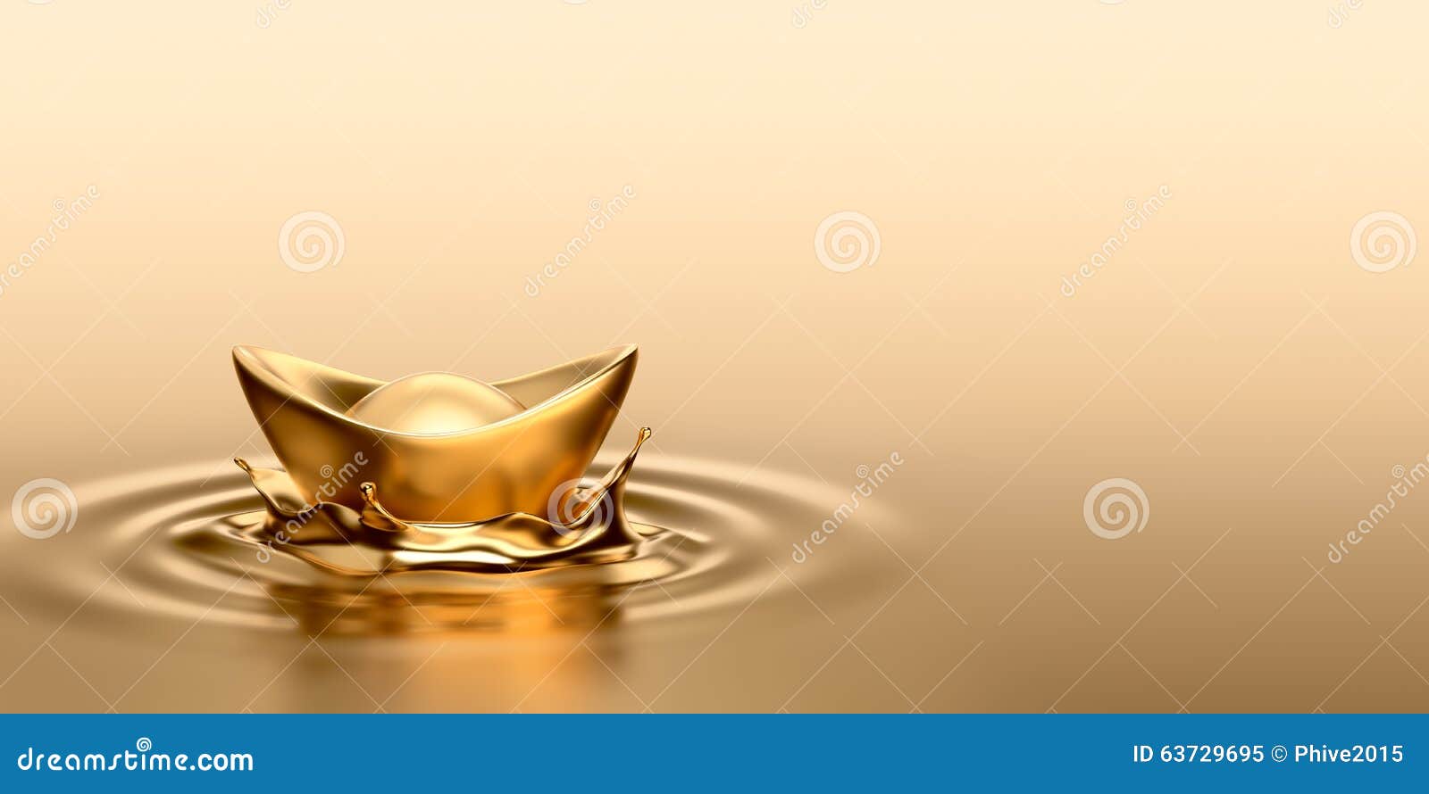 Gold Sycee - Yuanbao stock illustration. Illustration of liquid - 63729695