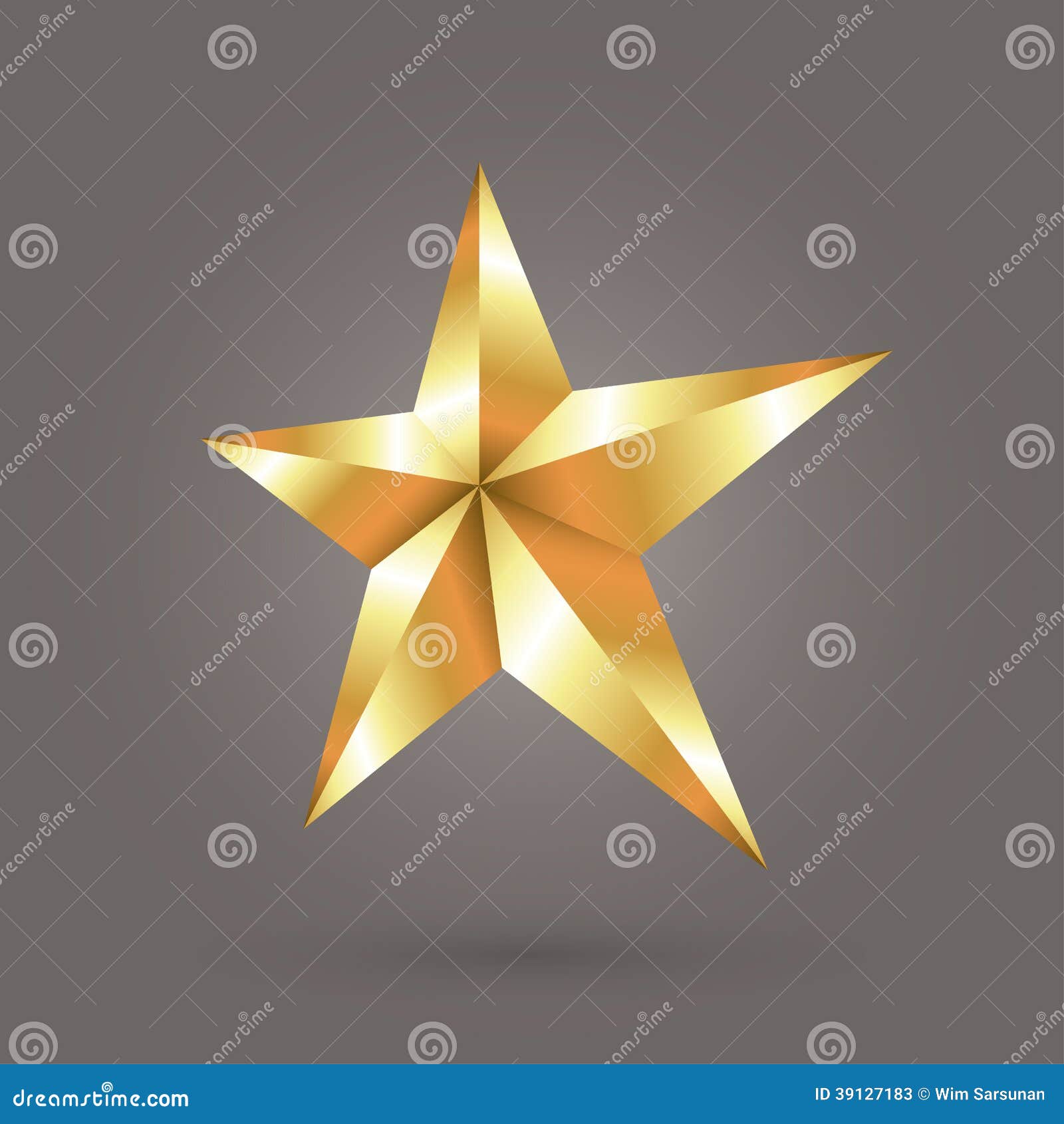 Gold symbol stock vector. Illustration of award, light - 39127183