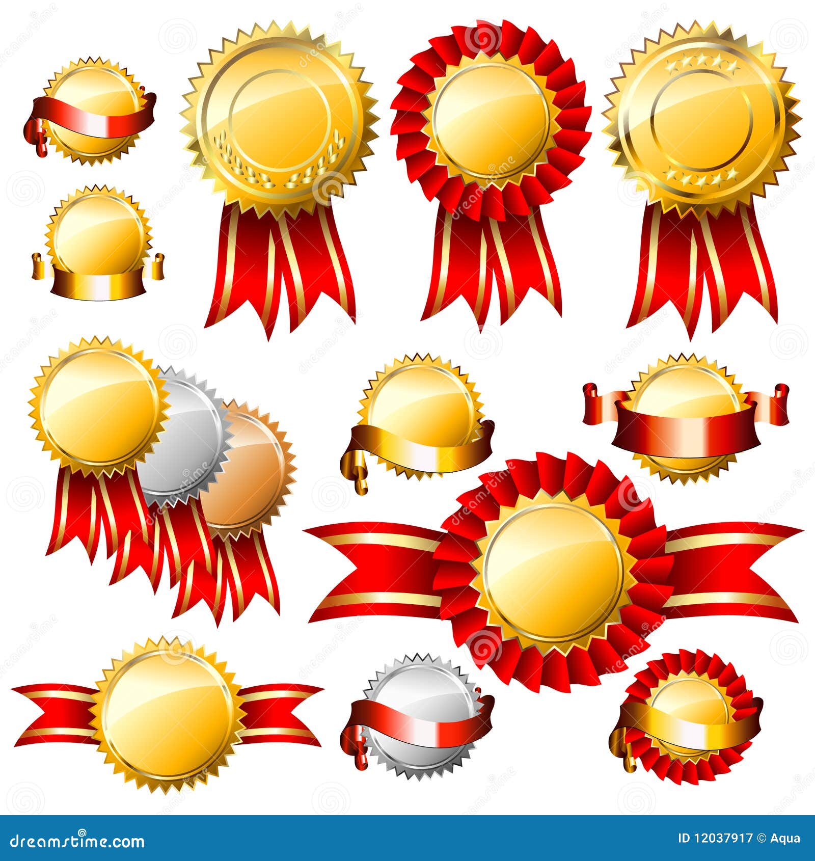 Gold tags stock vector. Illustration of emblem, gift - 12037917