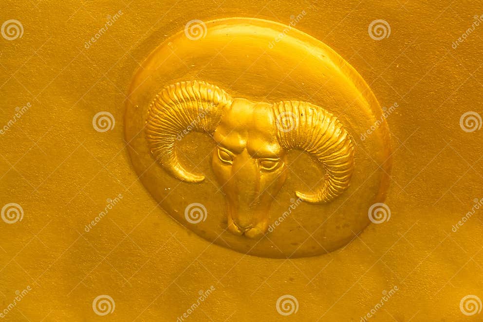 Gold Taurus symbol stock image. Image of bullfight, color - 40360991
