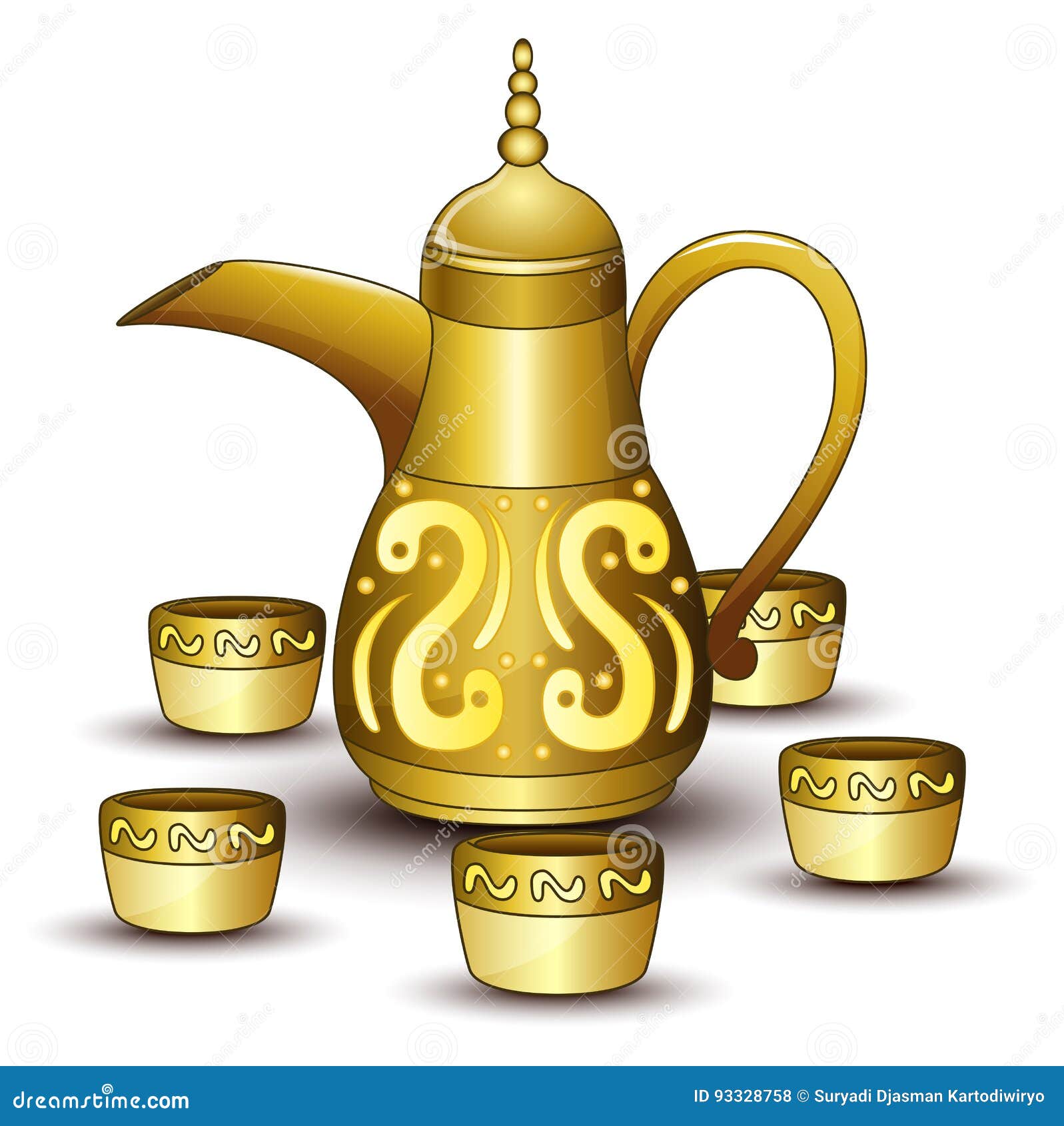Sad Teapot Cartoon Stock Illustration | CartoonDealer.com #44305138