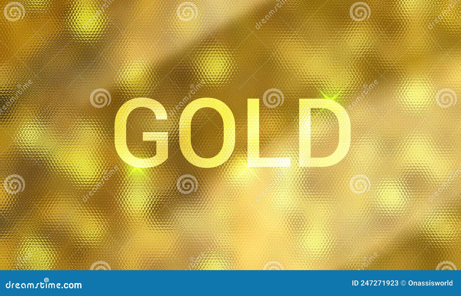 Gold Text Abstract Background. Bullion Header Template Stock ...
