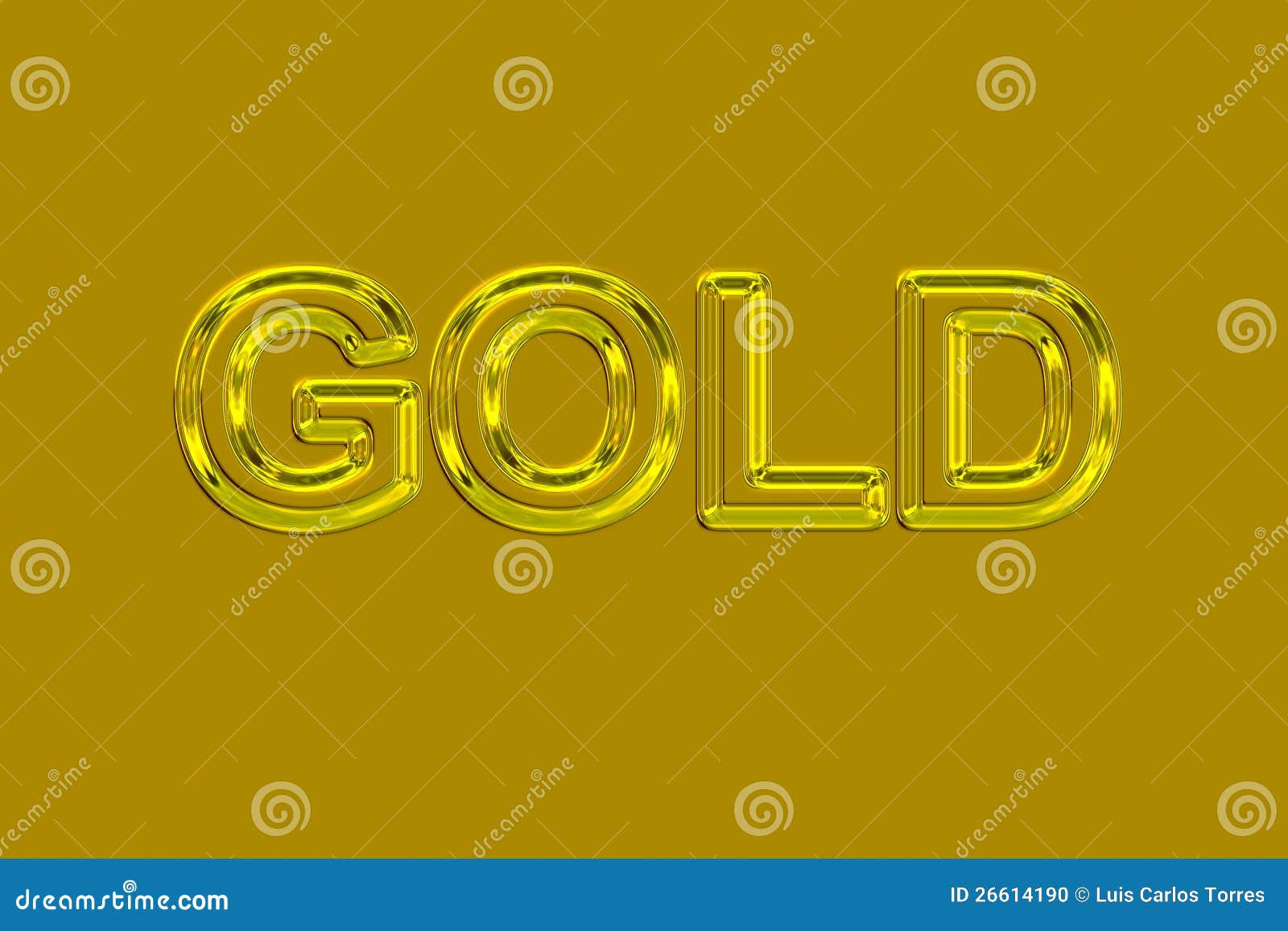 Gold (Text serie) stock illustration. Illustration of series - 26614190