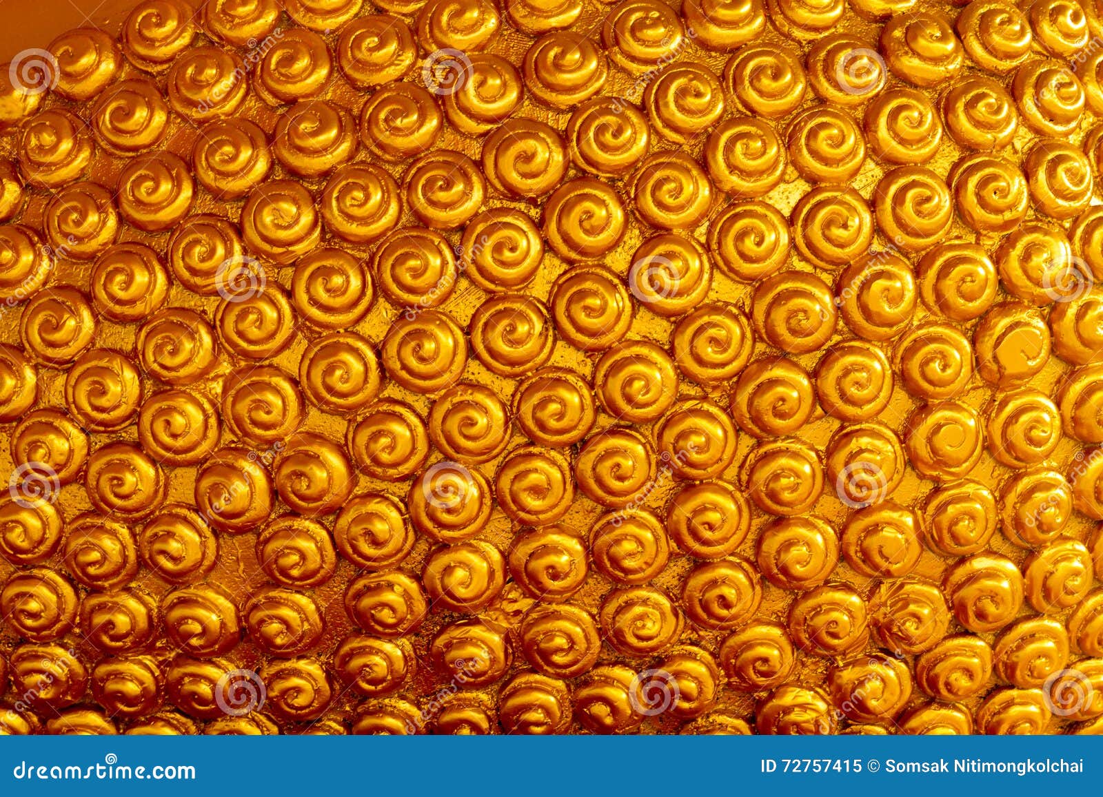 Gold Texture Background on Cover Statue of Buddha Stock Image - Image ...