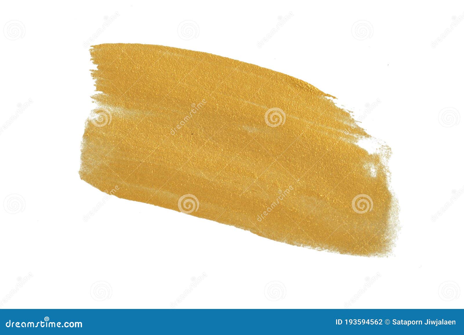 Gold Texture Paint Stain on White Stock Photo - Image of trendy ...