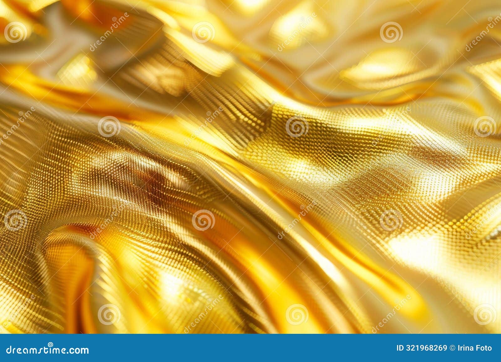 Gold Texture with Soft Folds Stock Image - Image of smooth, abstract ...