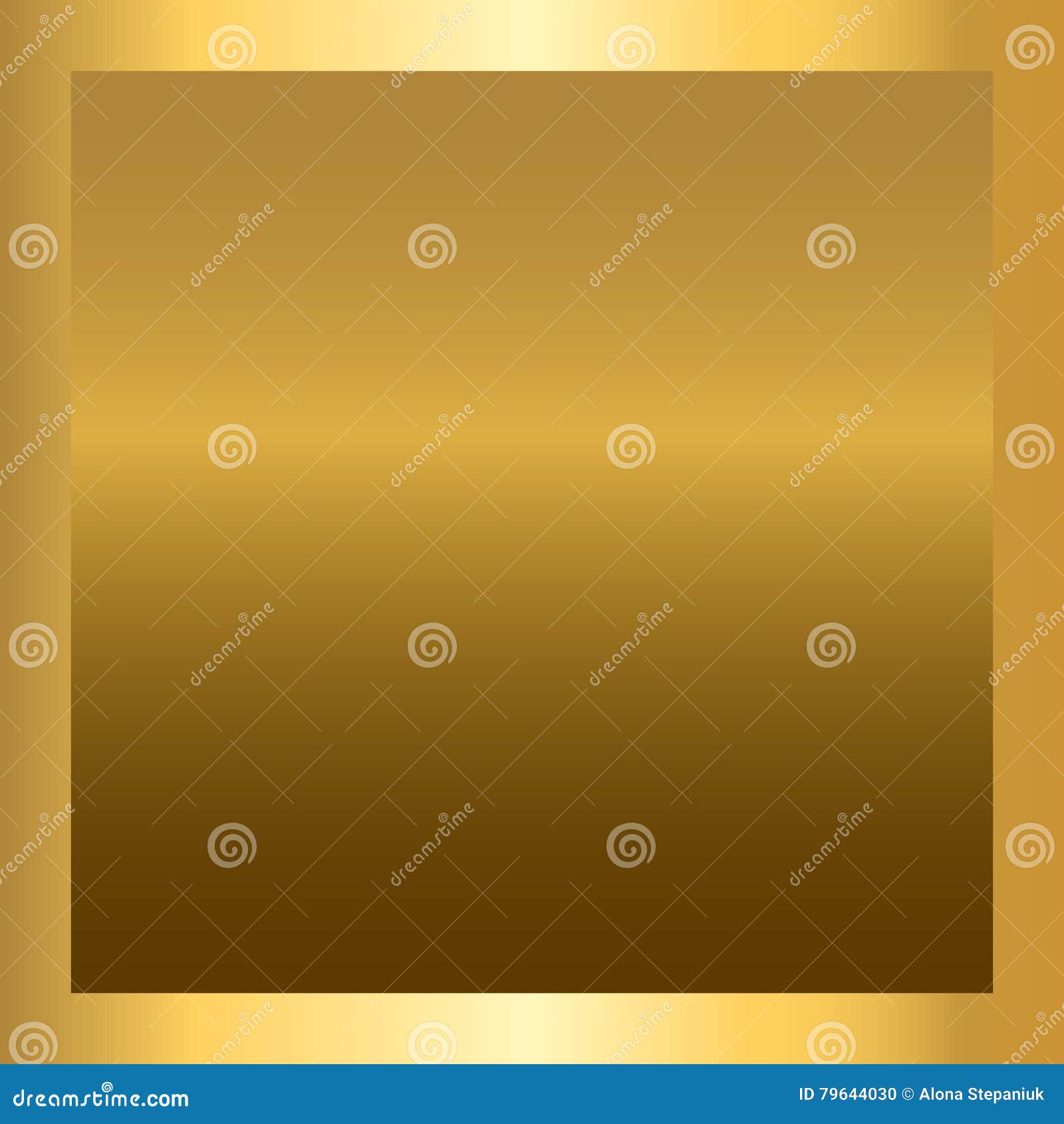 Gold Texture Square Golden Frame Stock Illustration - Illustration of ...